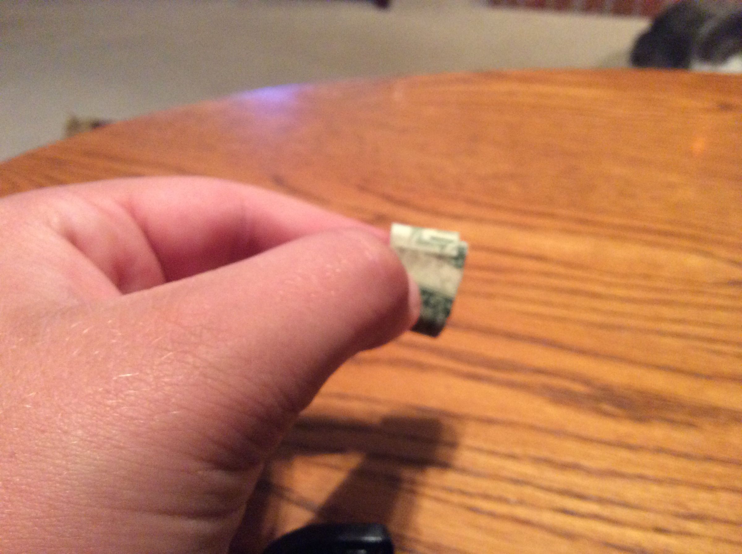 How to Make a Dollar Bill Ring : 16 Steps - Instructables