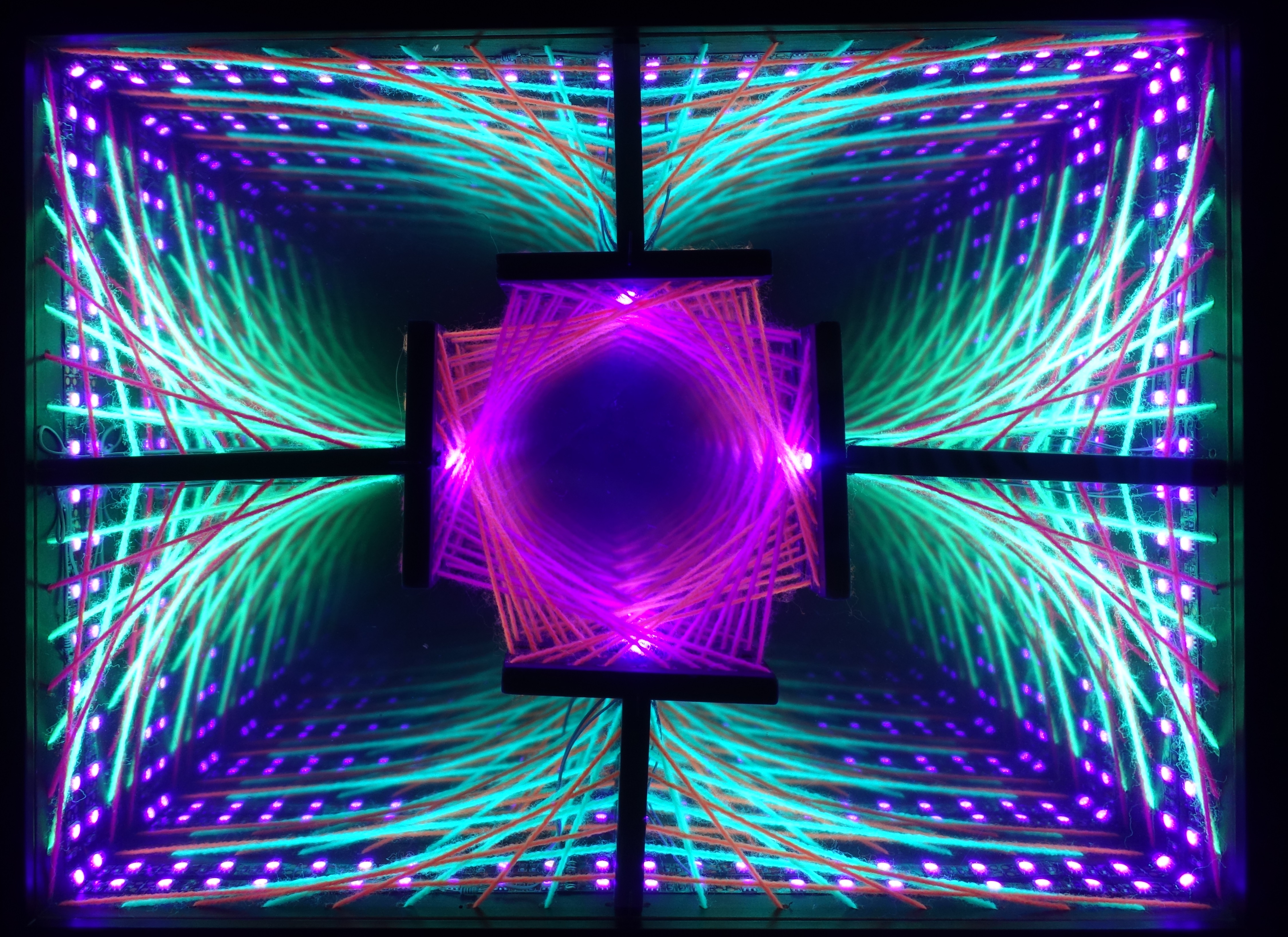 Infinity Mirror UV String Art : 4 Steps (with Pictures) - Instructables