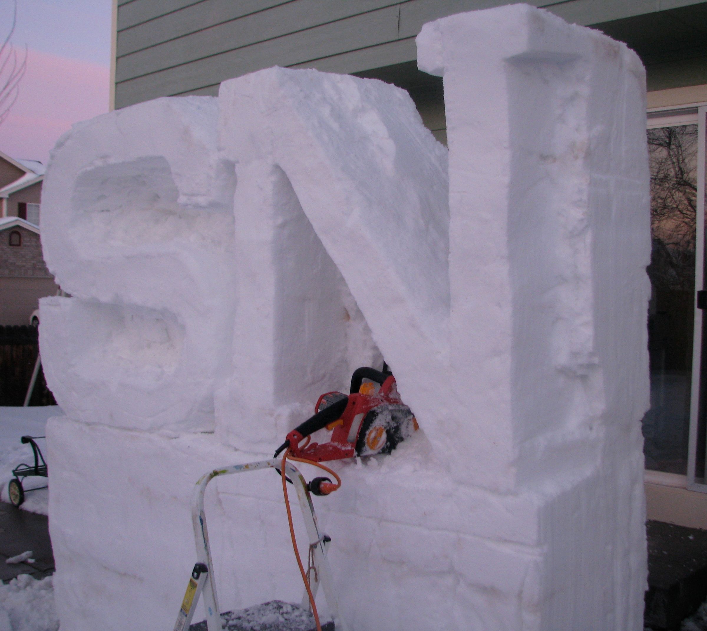 Snow Sculpture : 6 Steps (with Pictures) - Instructables