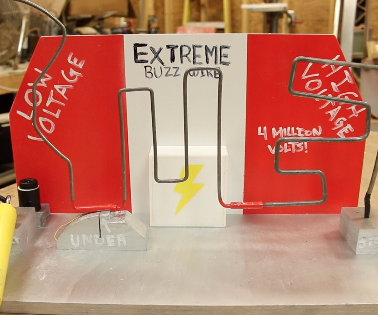 Extreme Buzz Wire Game With STUN GUN! : 8 Steps (with Pictures ...