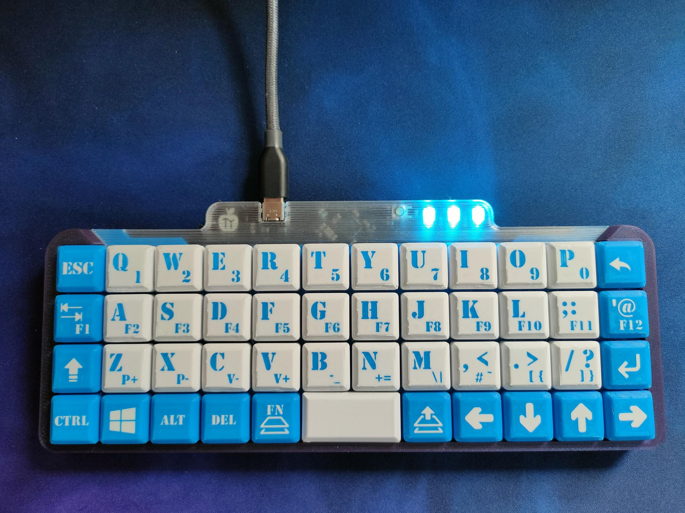Micro Planck - 3D Printable Low-profile Ortholinear Mechanical Keyboard ...