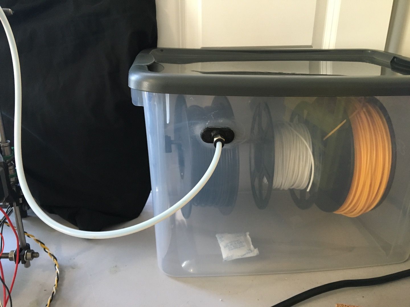 Airtight Dry Box for 3D Printer Filament : 6 Steps (with Pictures ...