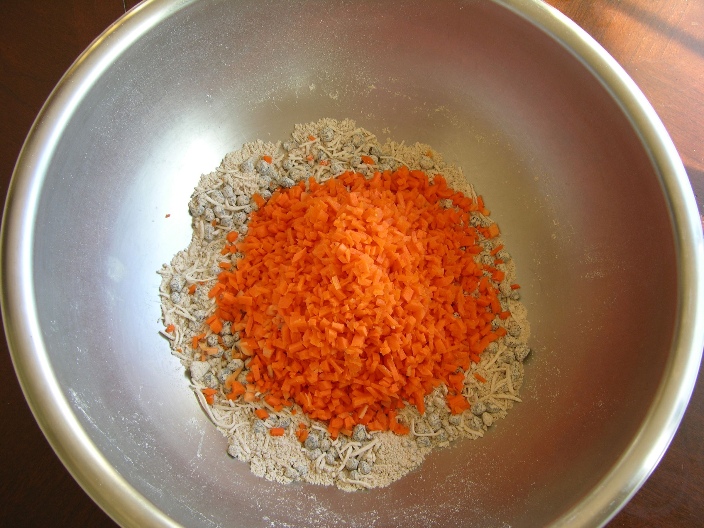 Azuki Bean (Red Bean), Carrot, and Blueberry Muffin : 5 Steps ...