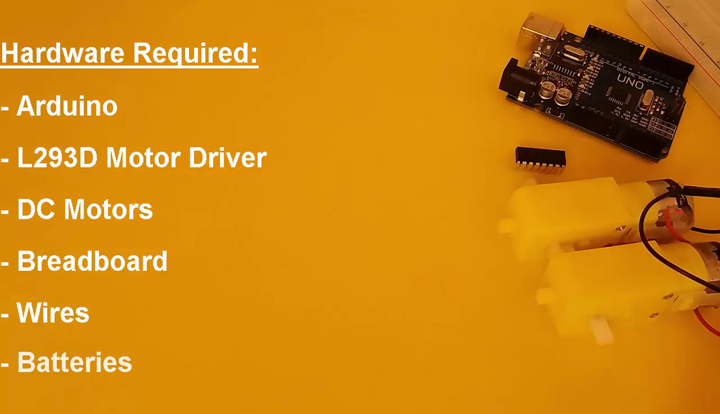 Arduino Control Dc Motor L293d Motor Driver Ic Youtube