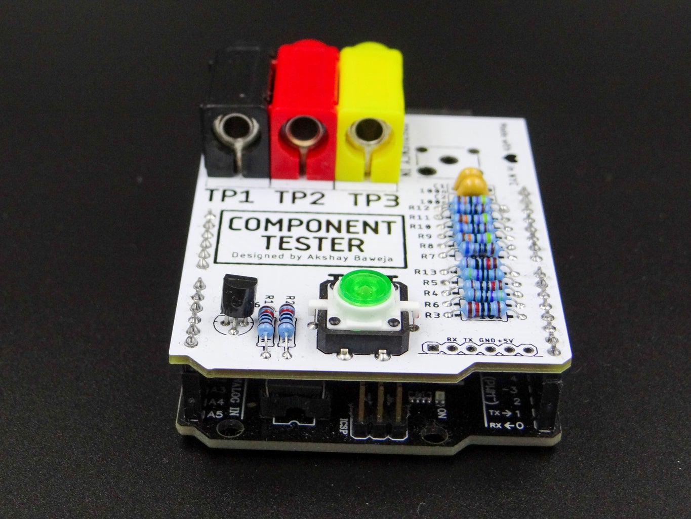 Component Tester Uno Shield 5 Steps With Pictures Instructables