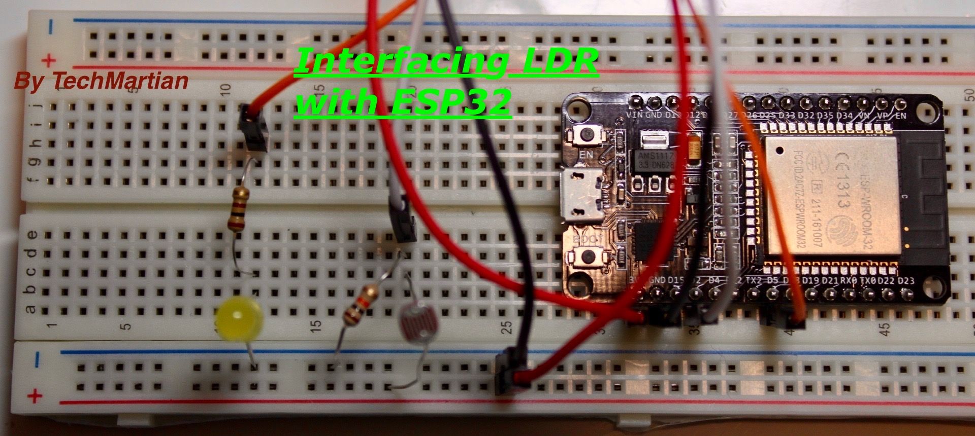Interfacing Photoresistor With ESP32 : 4 Steps - Instructables