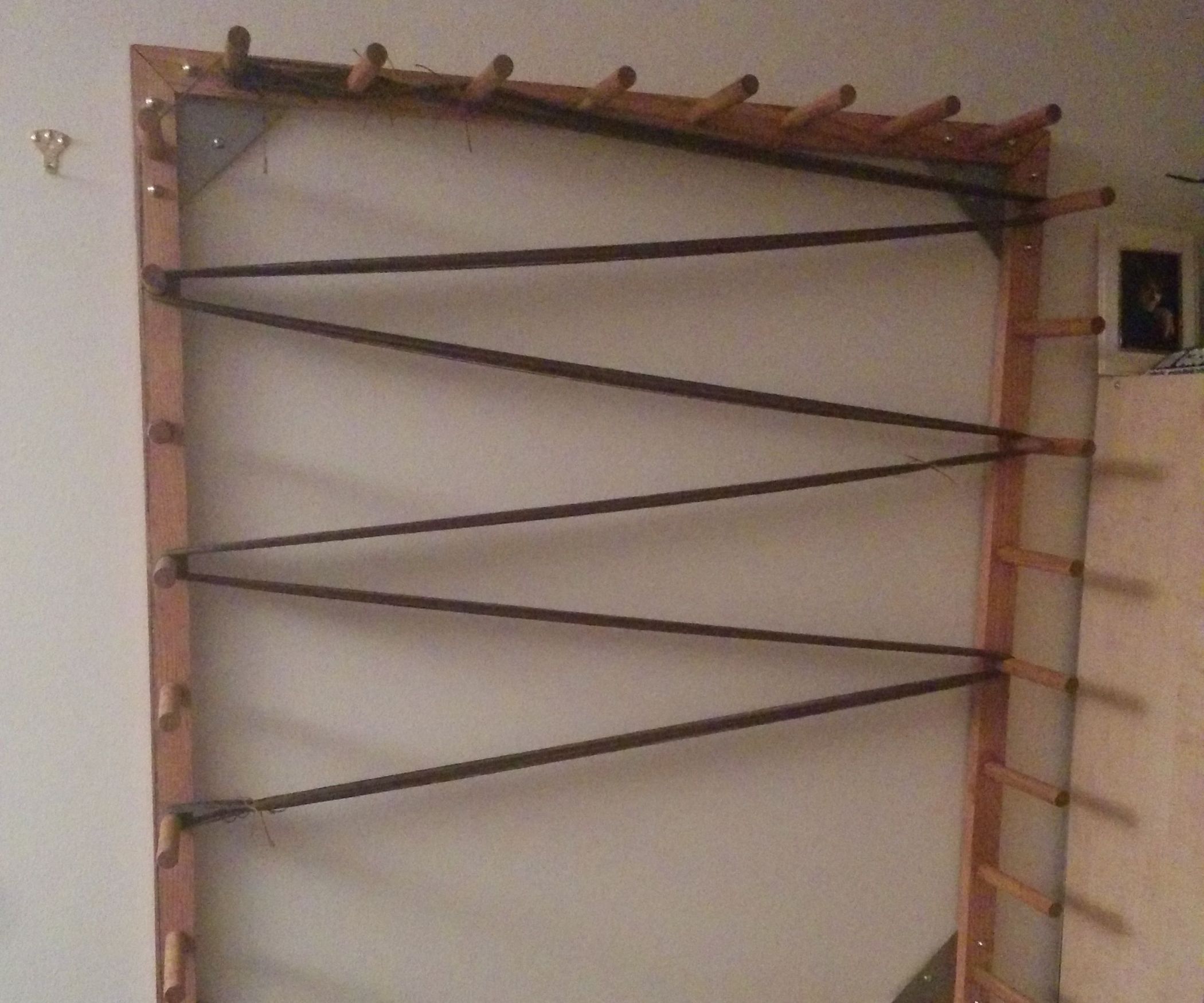 Warping Board Which Can Measure Both Yards and Meters : 3 Steps ...