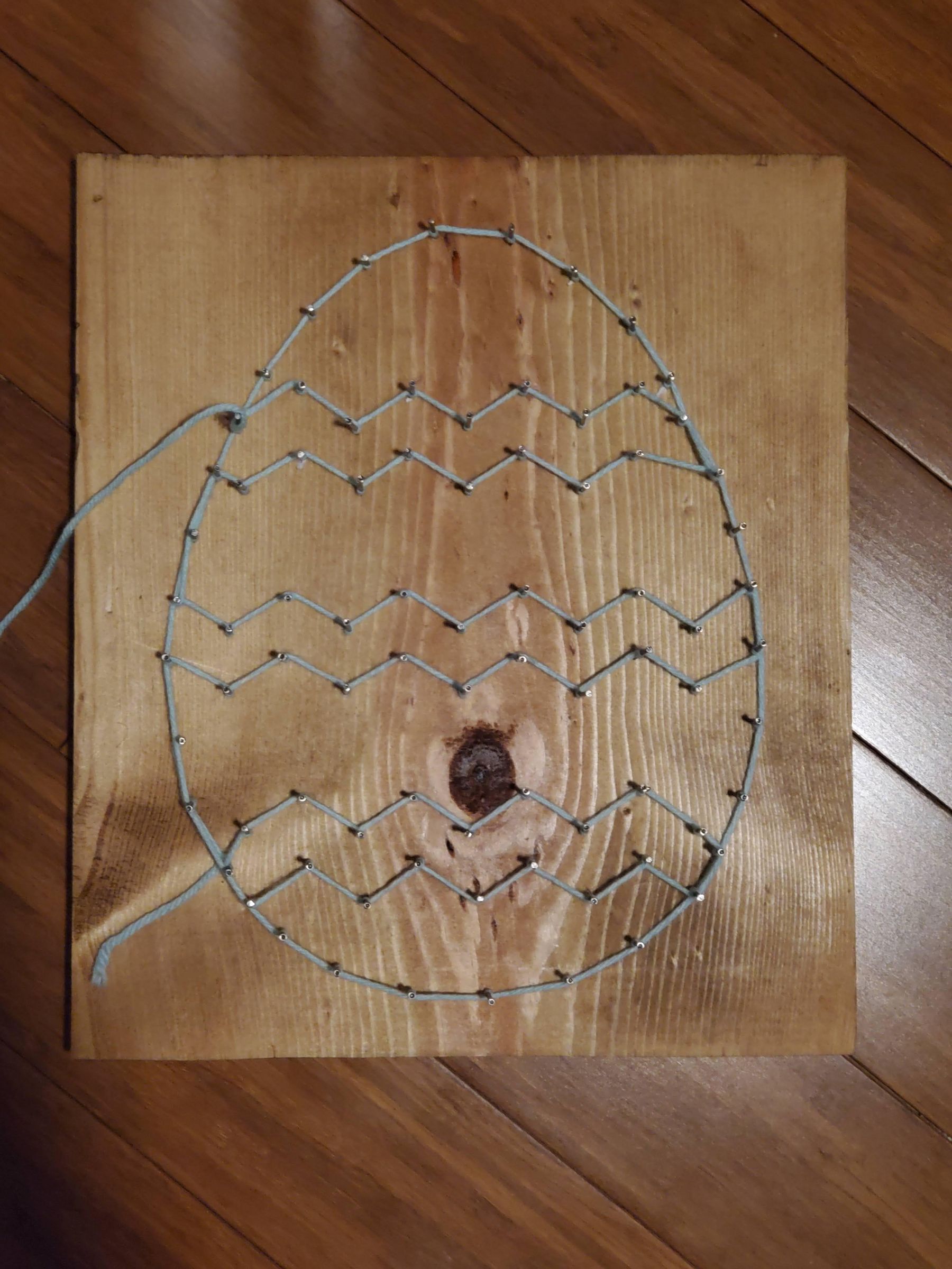 Yarn Easter Egg Sign : 4 Steps (with Pictures) - Instructables
