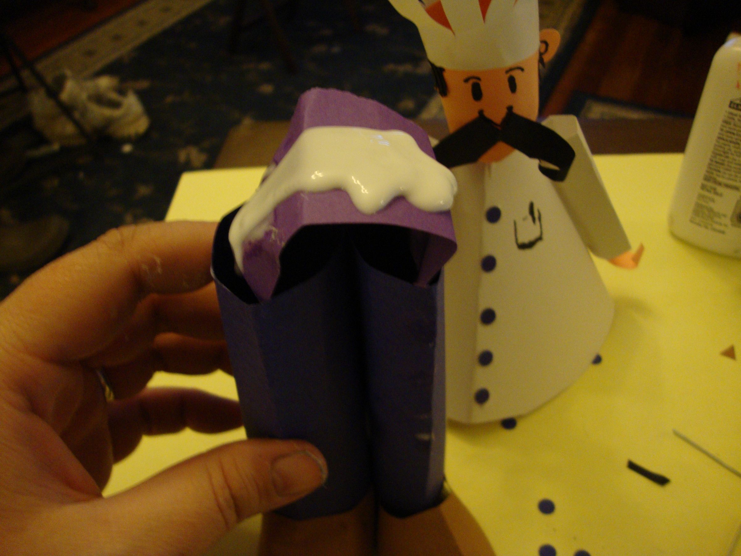 The Muffin Man or Chef Paper Craft (EASY) : 8 Steps (with Pictures ...