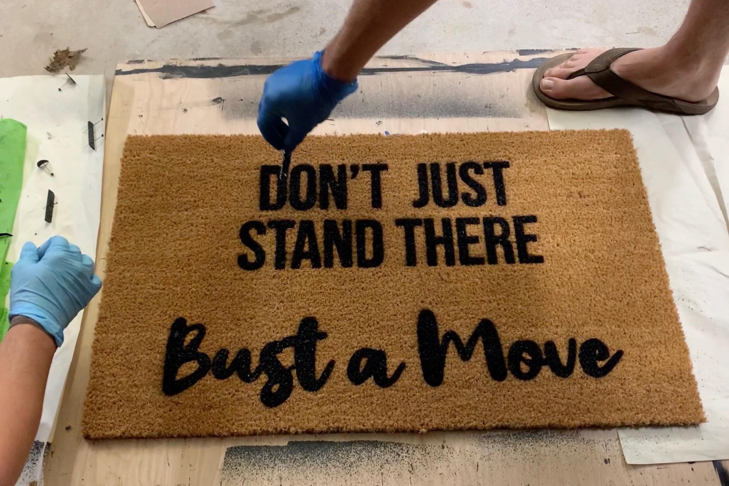 How to Make a Custom Doormat : 4 Steps (with Pictures) - Instructables