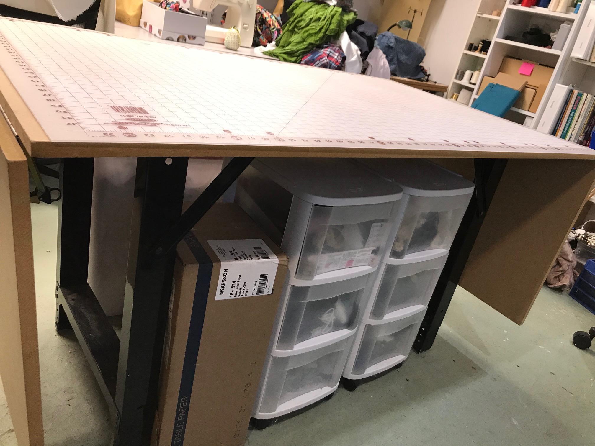 Sewing Room Cutting Table : 4 Steps - Instructables