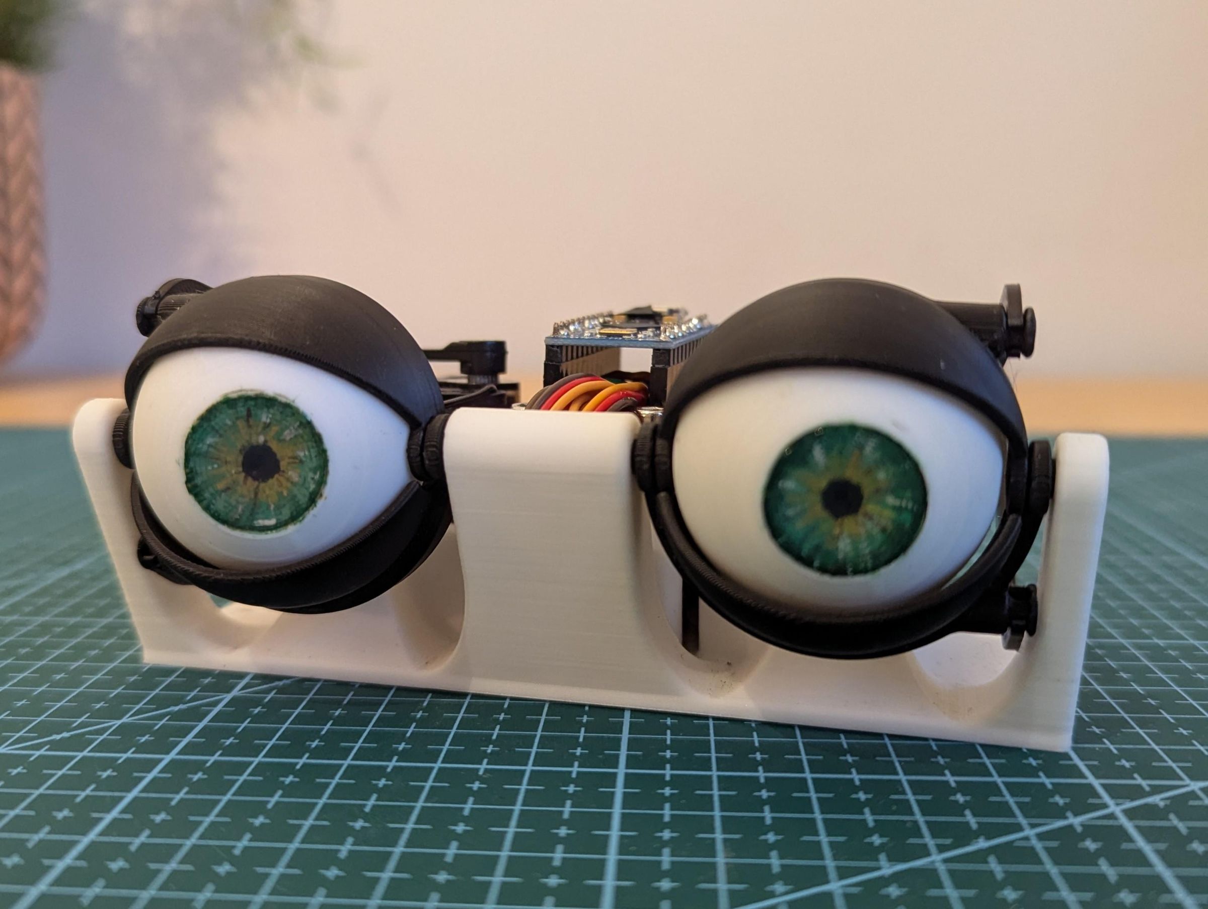 Animatronic Eyes - (double And Single, 3d Printed, Compact, With 