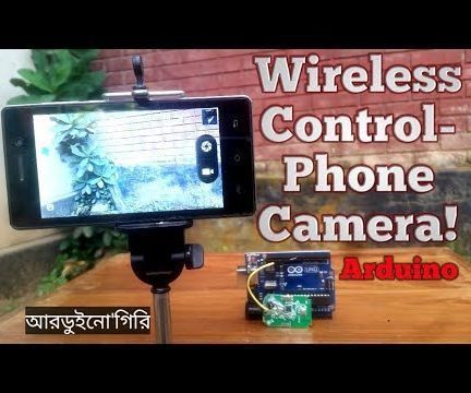 Control Phone Camera Wirelessly Using ARDUINO!!!!! : 5 Steps - Instructables