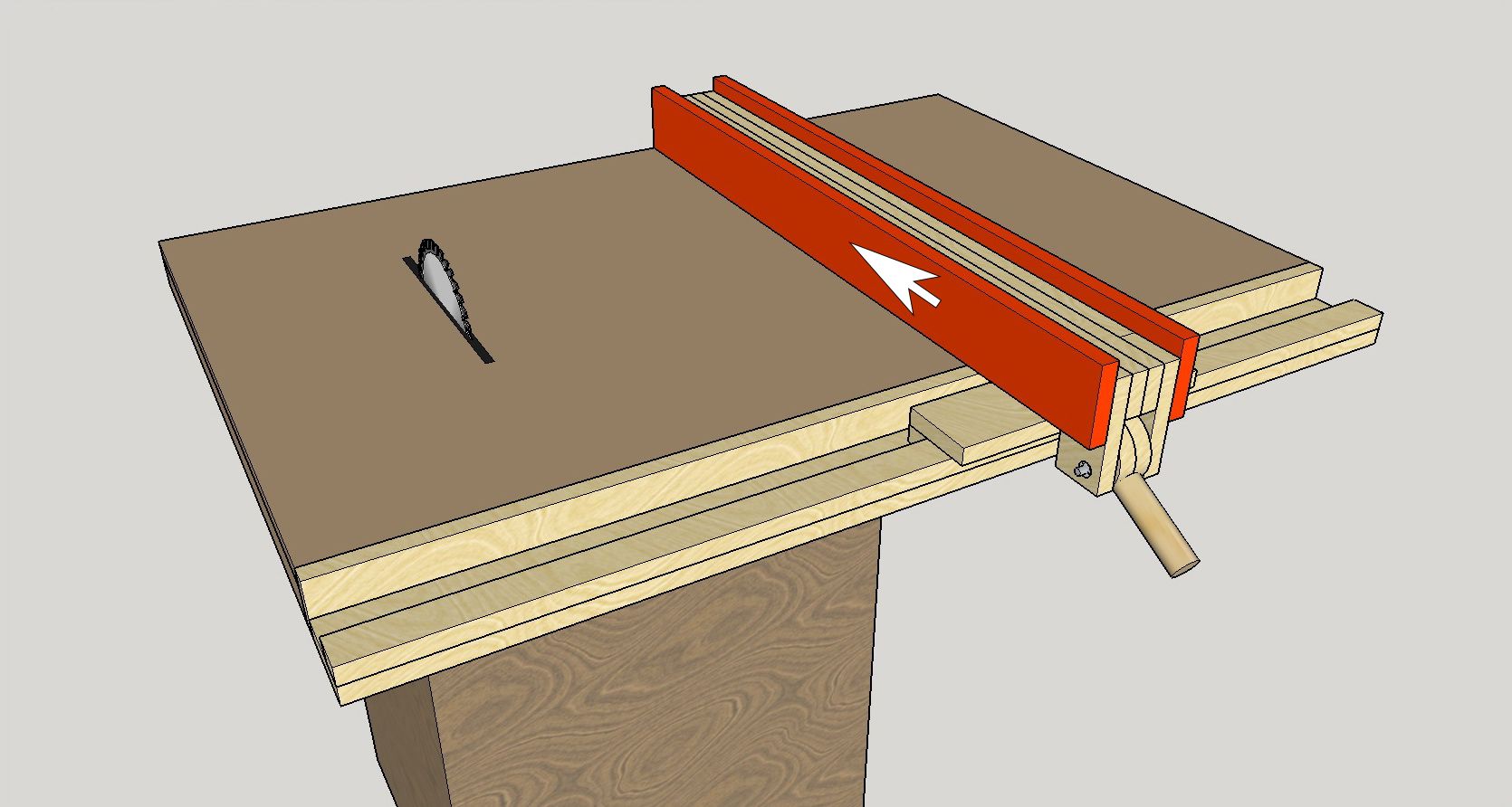 Homemade Table Saw Fence System | Easy Simple New Style : 25 Steps ...