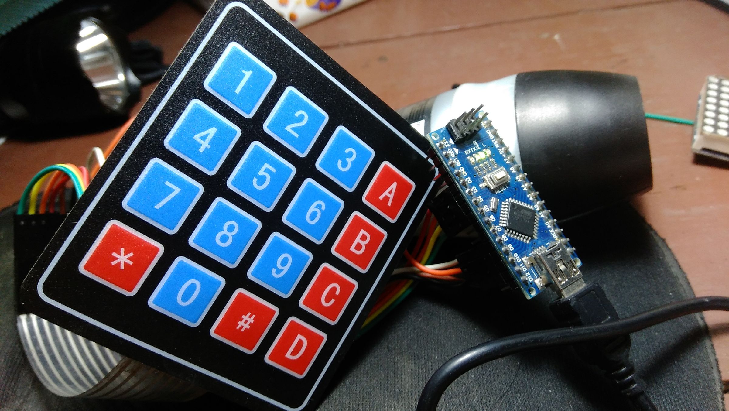 4x4 Matrix Membrane Keypad Using Arduino Nano : 4 Steps - Instructables