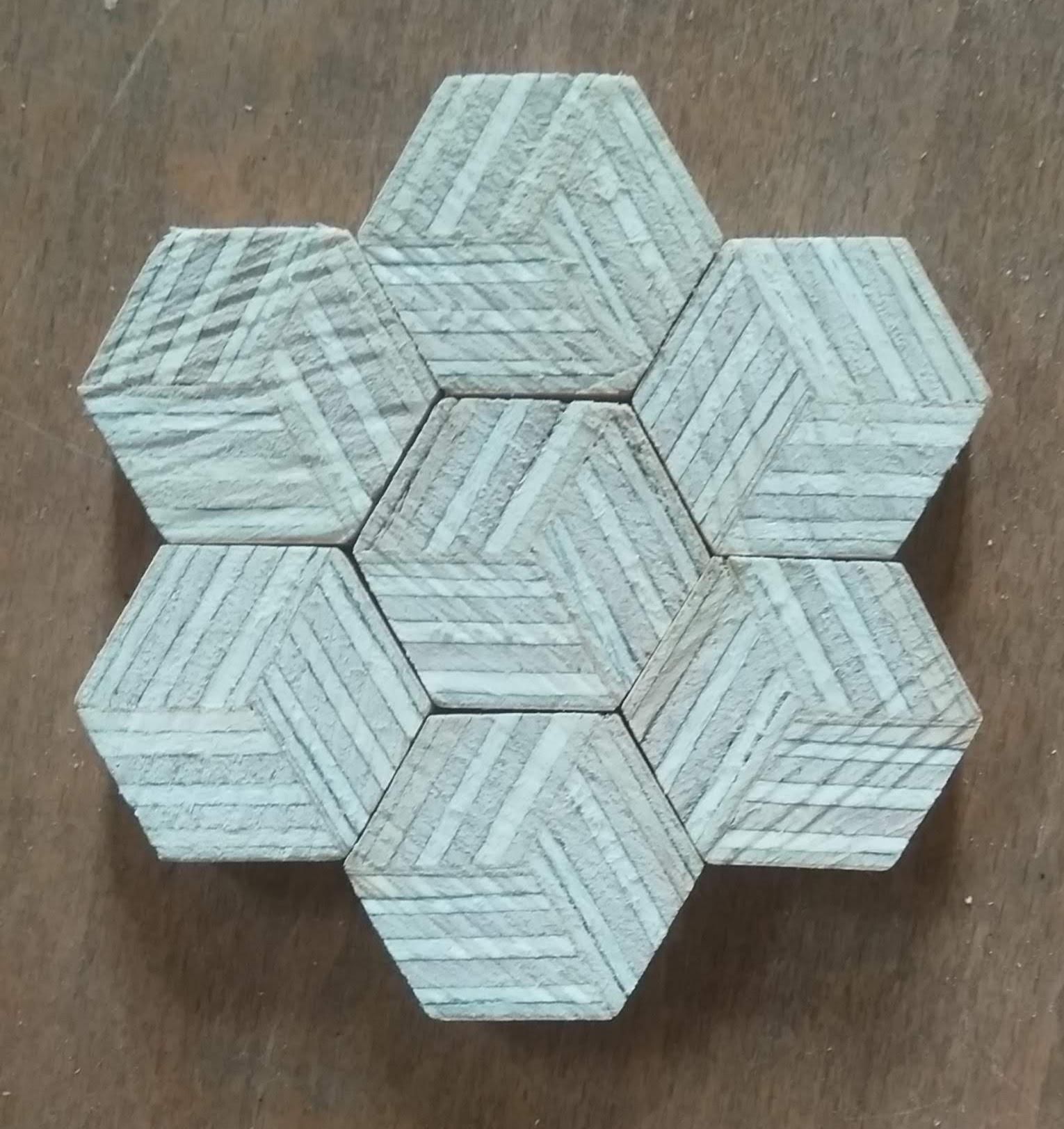 Hexagon Patterned Plywood Coasters : 10 Steps (with Pictures ...