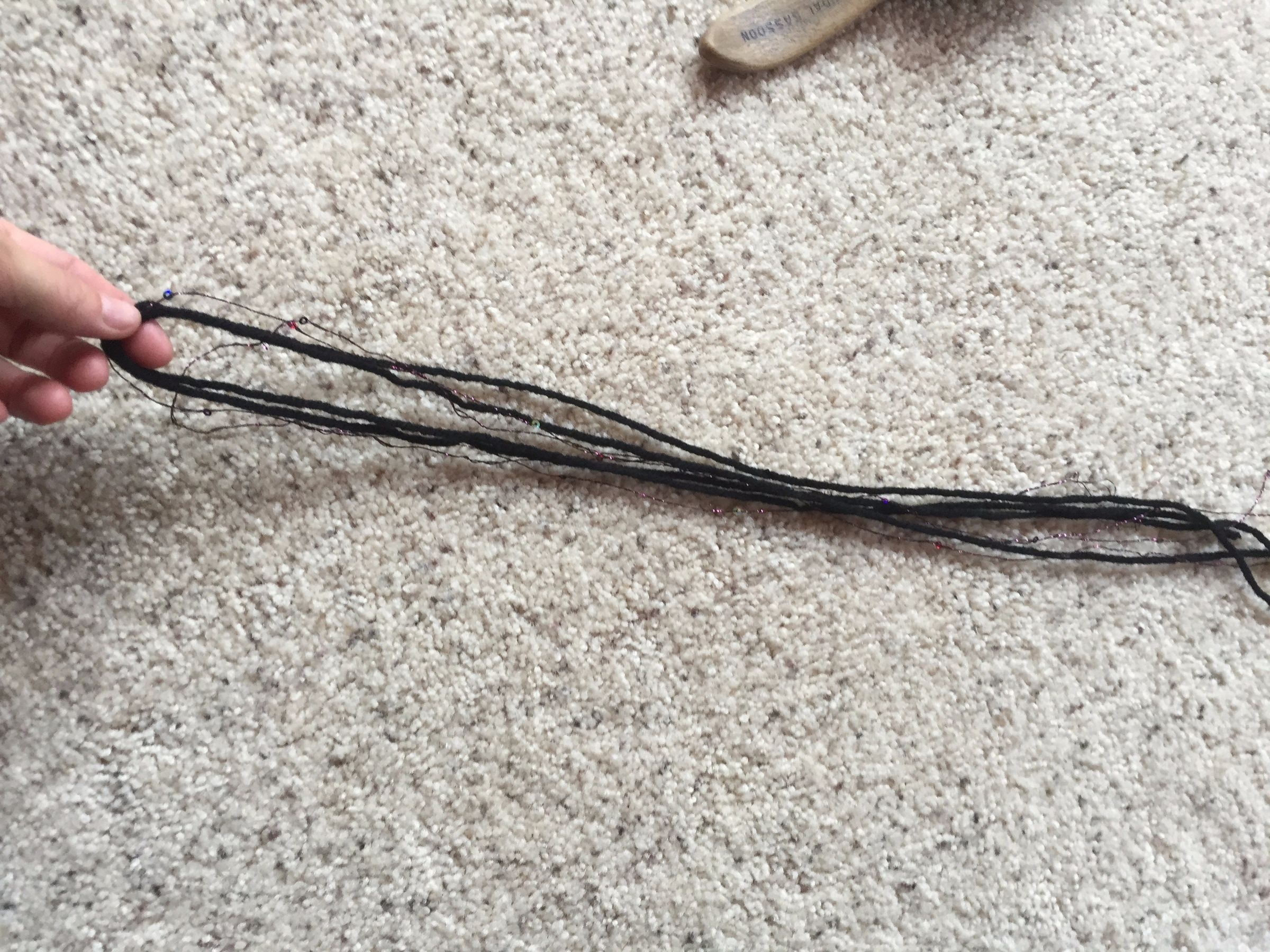 Sparkle Yarn Hair Extensions : 3 Steps (with Pictures) - Instructables
