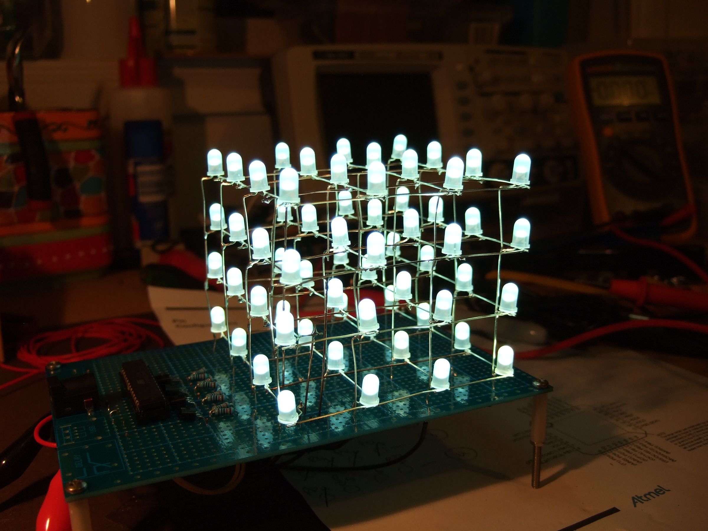 The One Chip LED Cube - Instructables