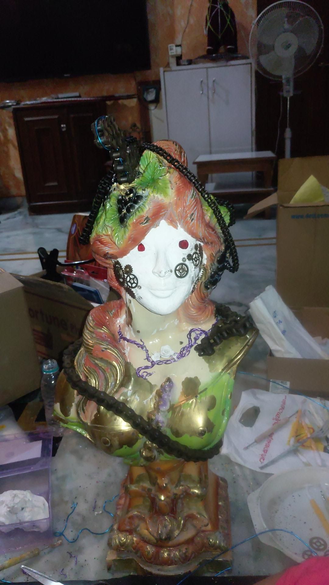 Scrap Metal Medusa Sculpture : 8 Steps (with Pictures) - Instructables