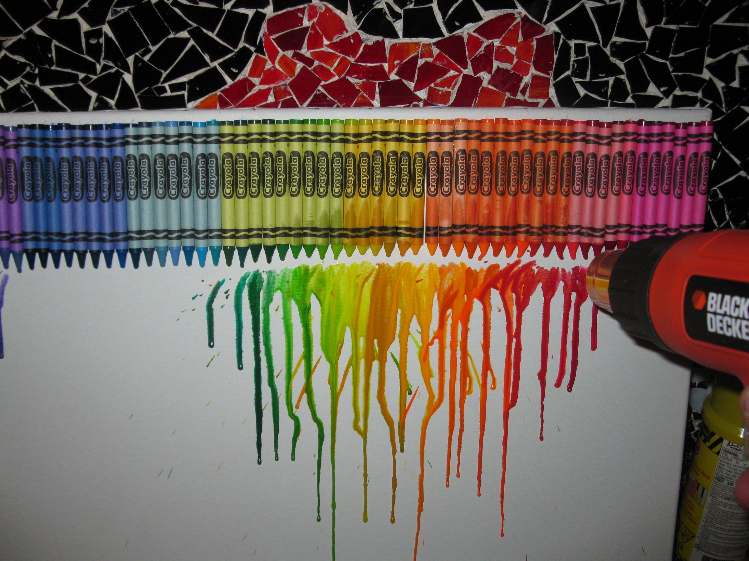 Crayon Melting Art : 7 Steps - Instructables