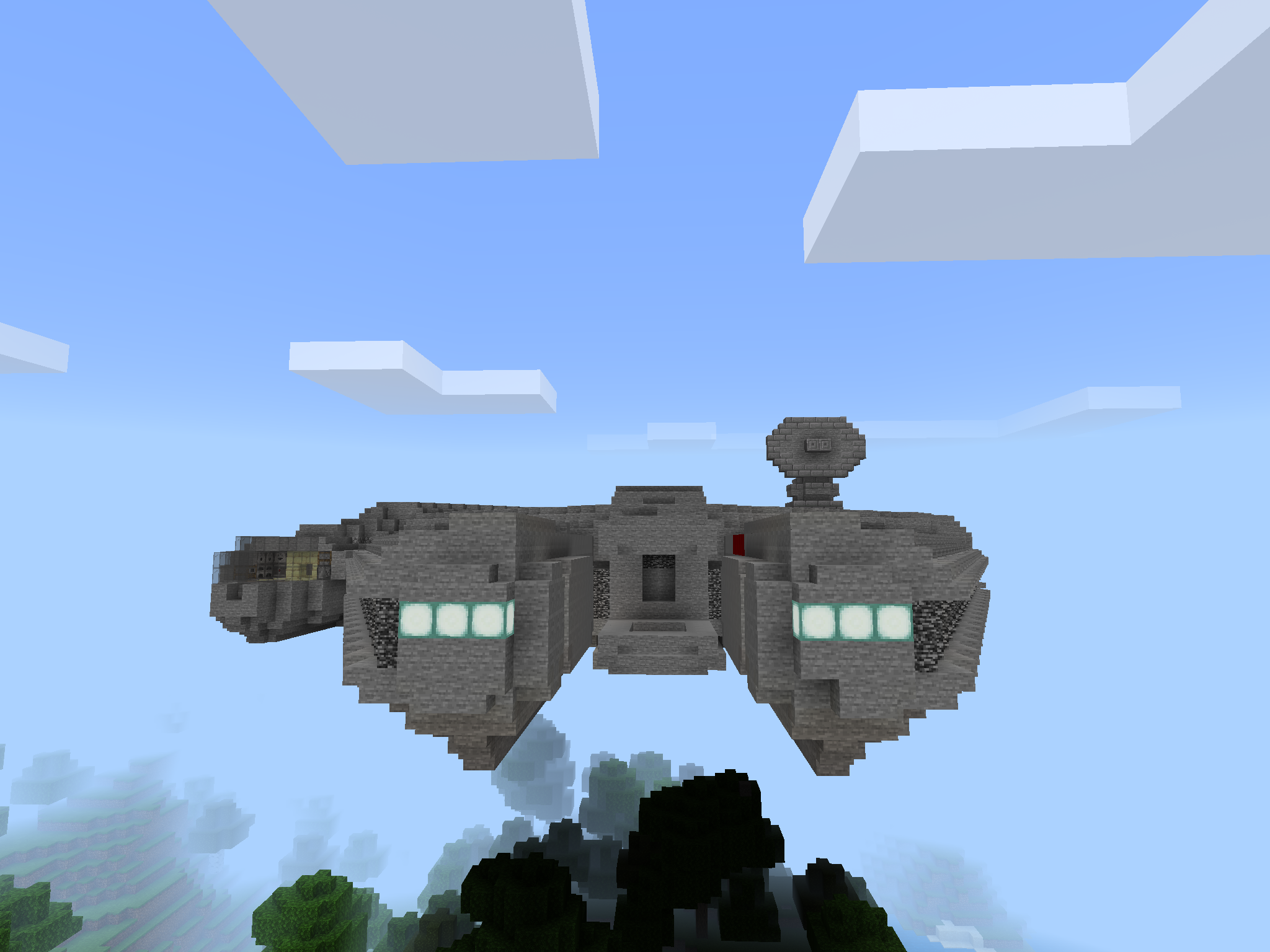 Minecraft - the Millennium Falcon : 7 Steps - Instructables