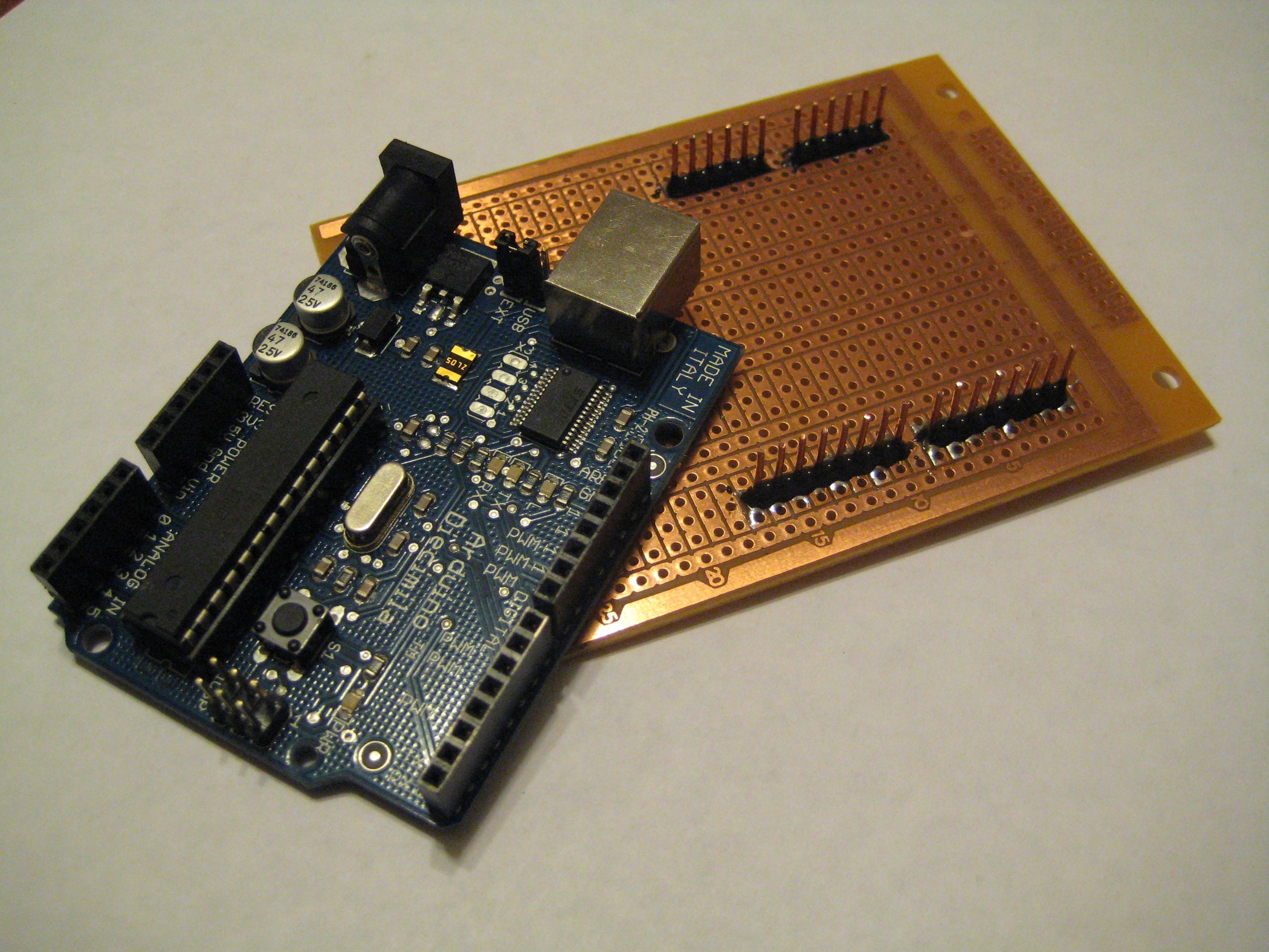 Arduino ProtoShield From "Household" Items