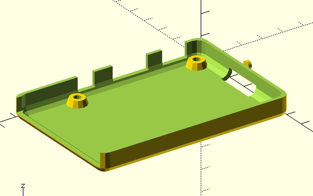 3D Printed Raspberry Pi2 Case Designed in OpenScad : 6 Steps - Instructables