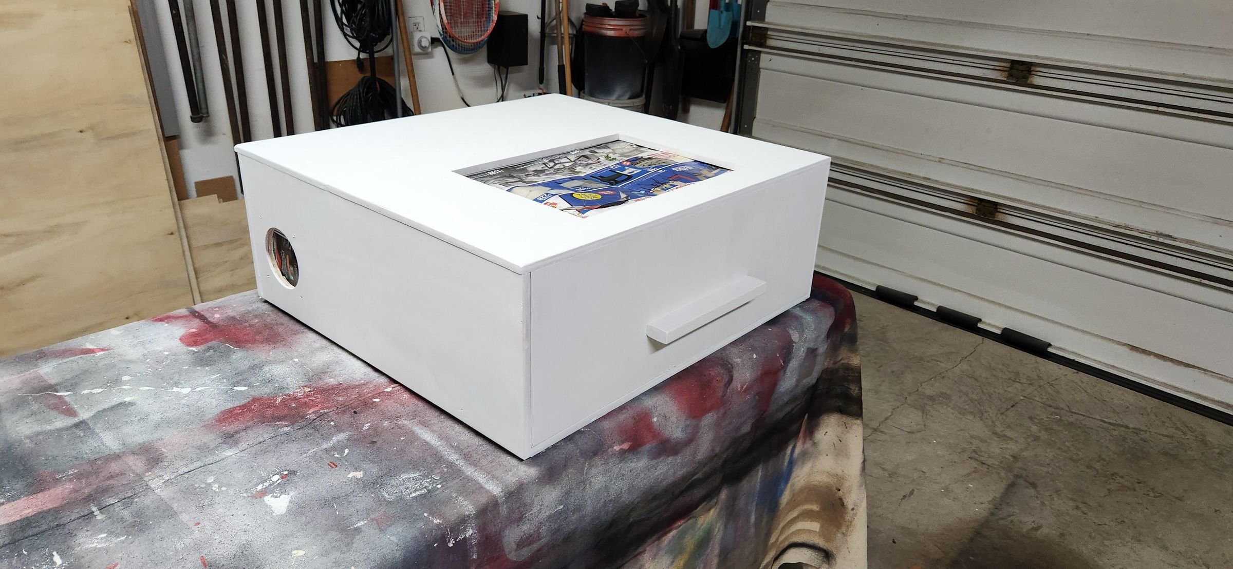 Plywood and Acrylic Laser Enclosure With Exhaust Fan and LED Lights ...
