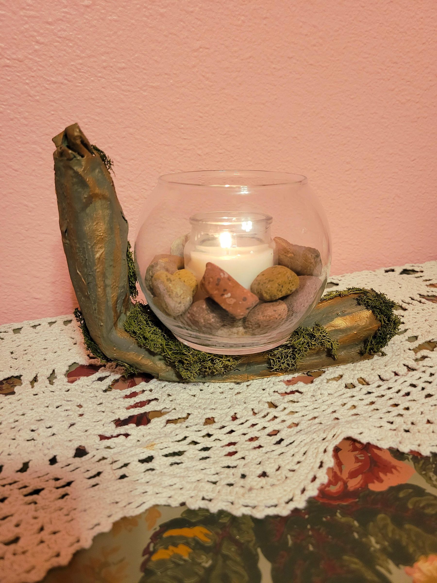 Inexpensive Paper Mache Snail Candle Holder : 4 Steps (with Pictures ...
