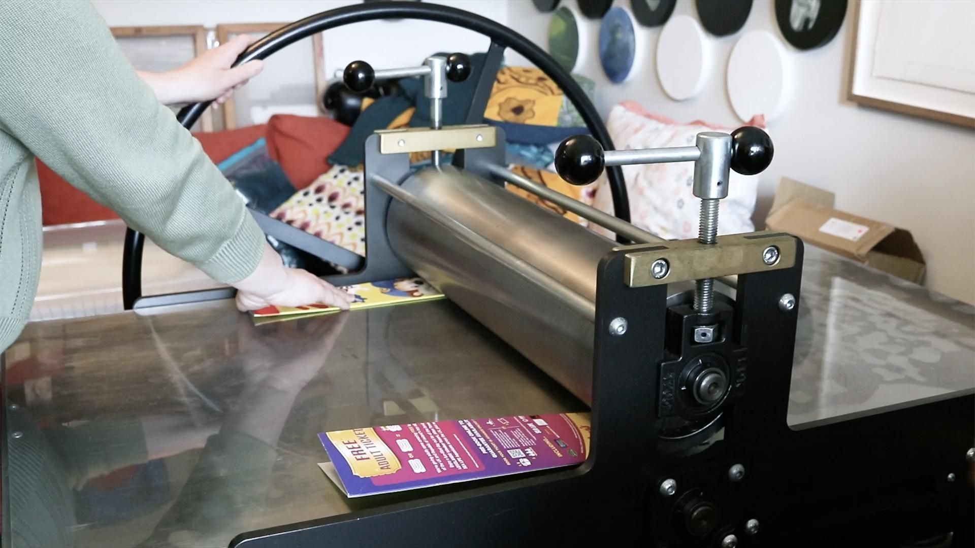 How to Set an Etching Press to Print Intaglio or Relief Style : 6 Steps ...