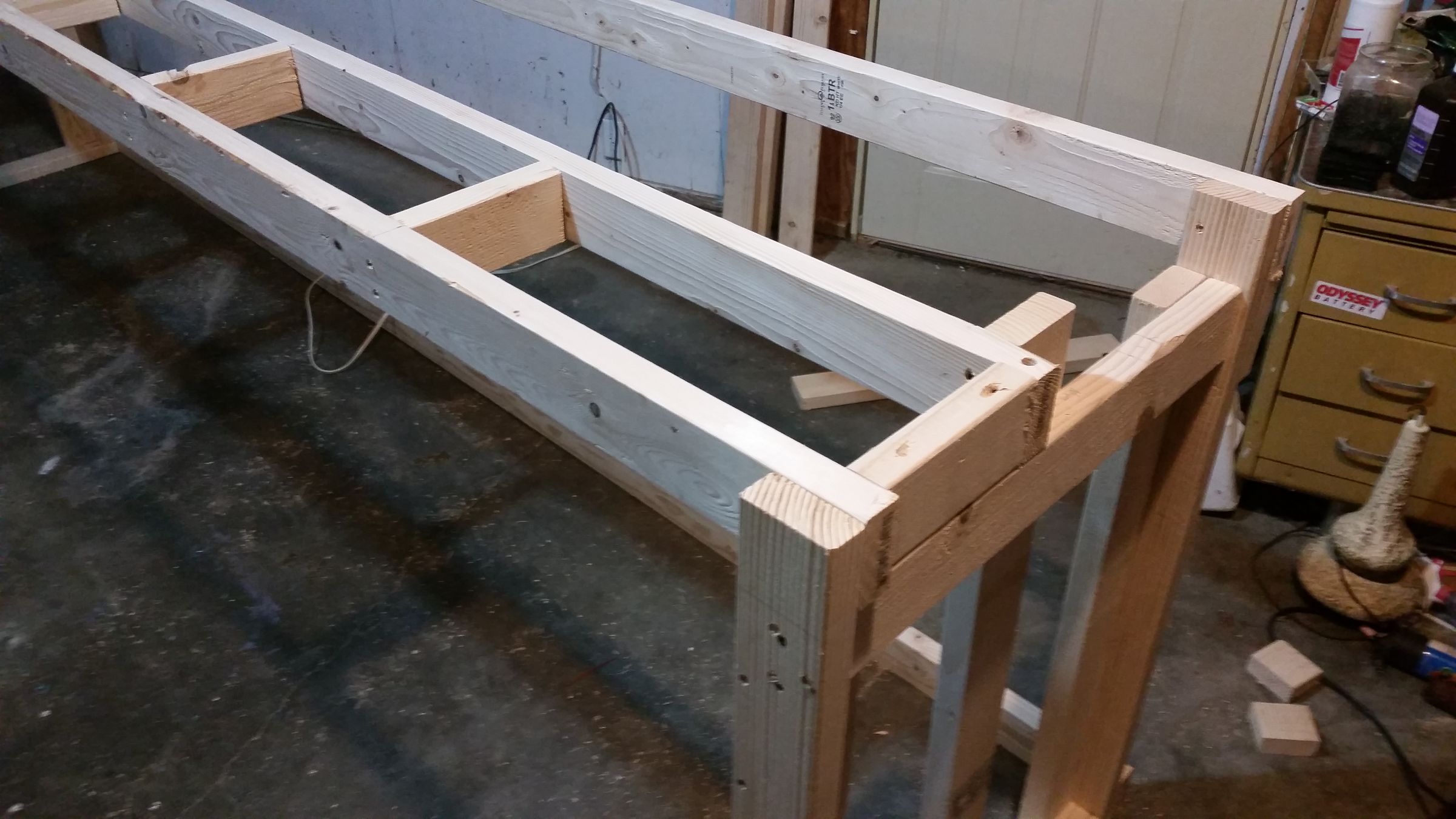 2x4 Work Bench With Nested Rolling Assembly Table : 10 Steps (with ...