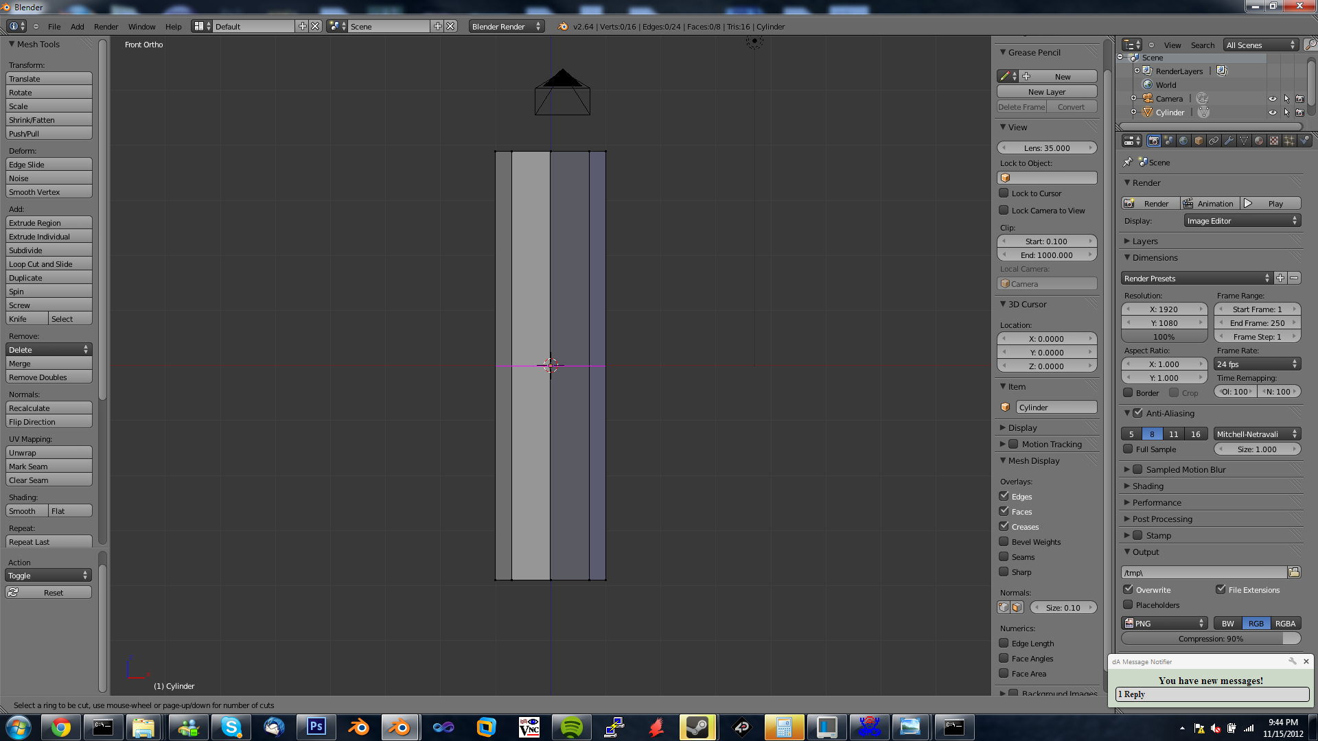 Modeling Tubular Objects in Blender 3D With Subdivision : 8 Steps ...