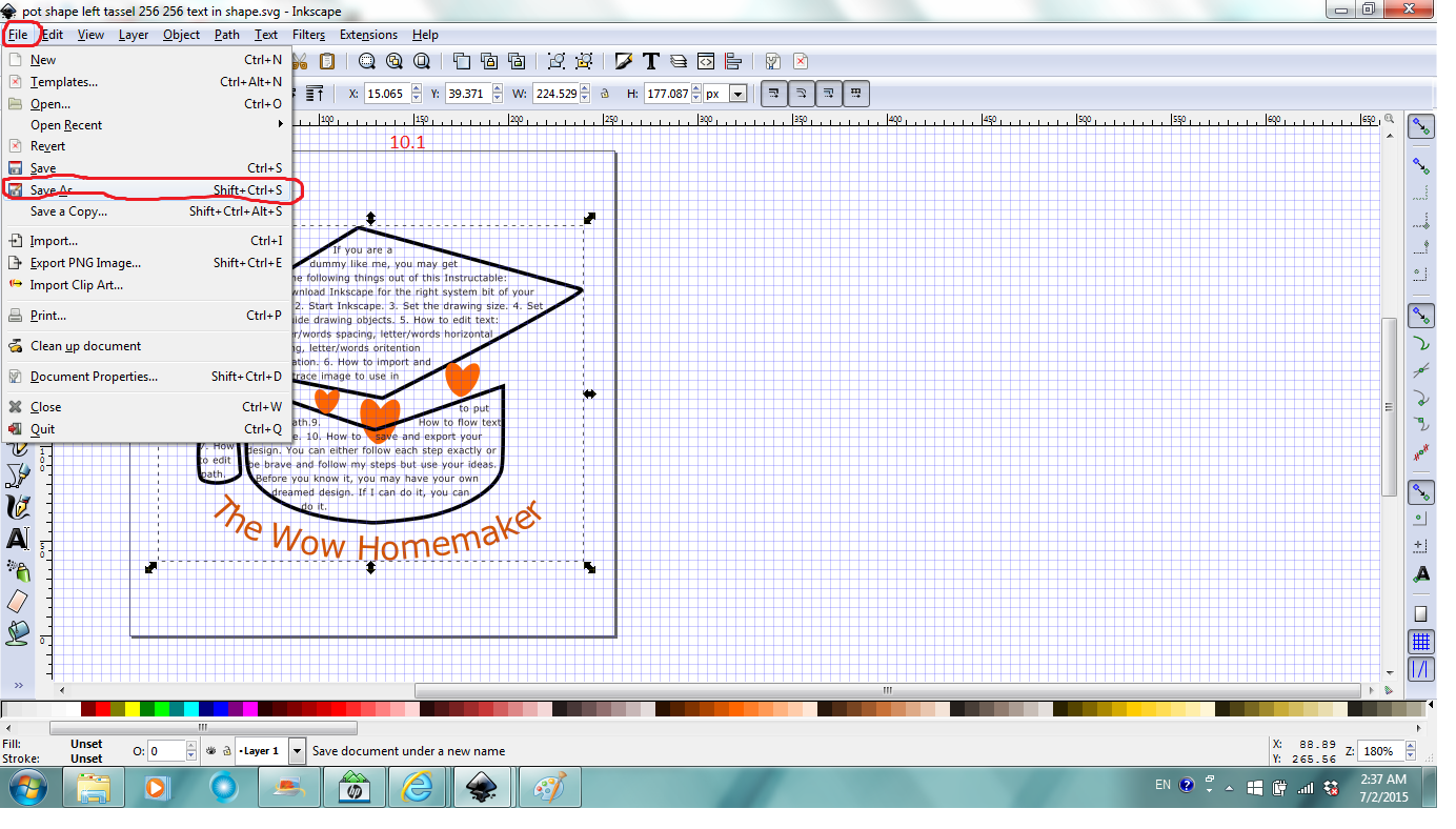 10 Steps to Your Own Logo in Inkscape (free) and Using Creative Market ...