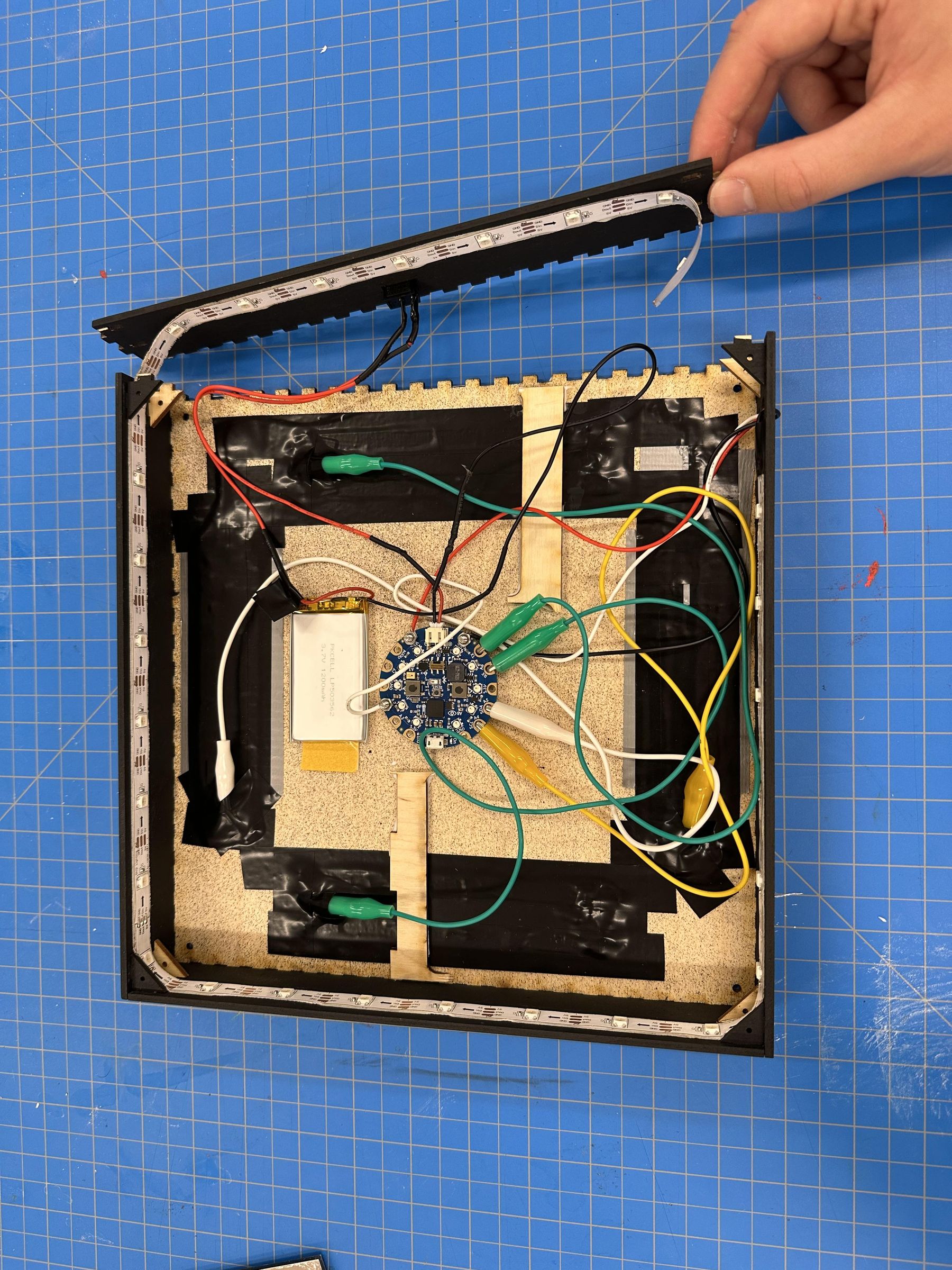 Circuit Python Interactive Infinity Mirror : 5 Steps (with Pictures ...