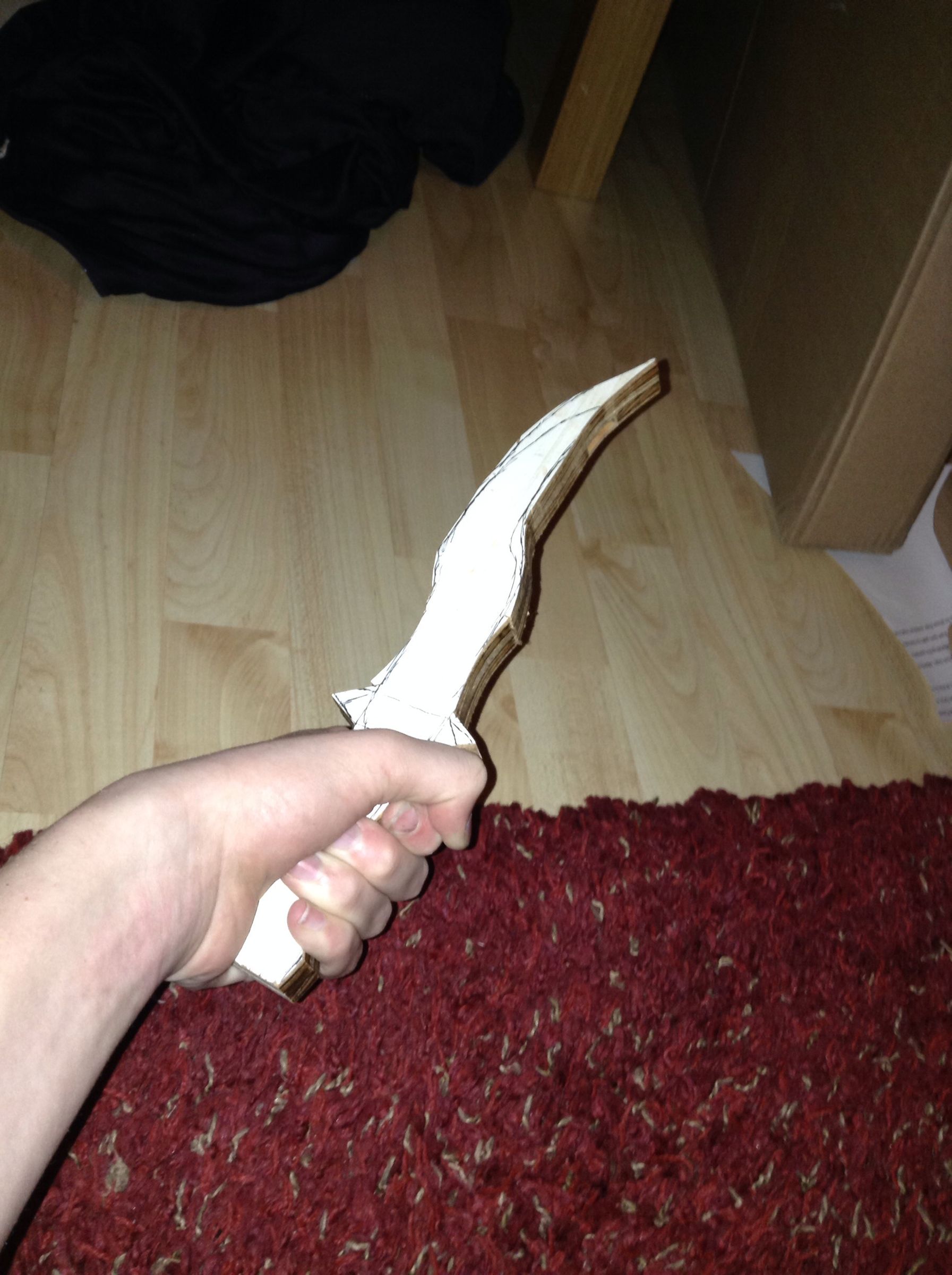 How to Make a Cool Wooden Dagger : 4 Steps - Instructables