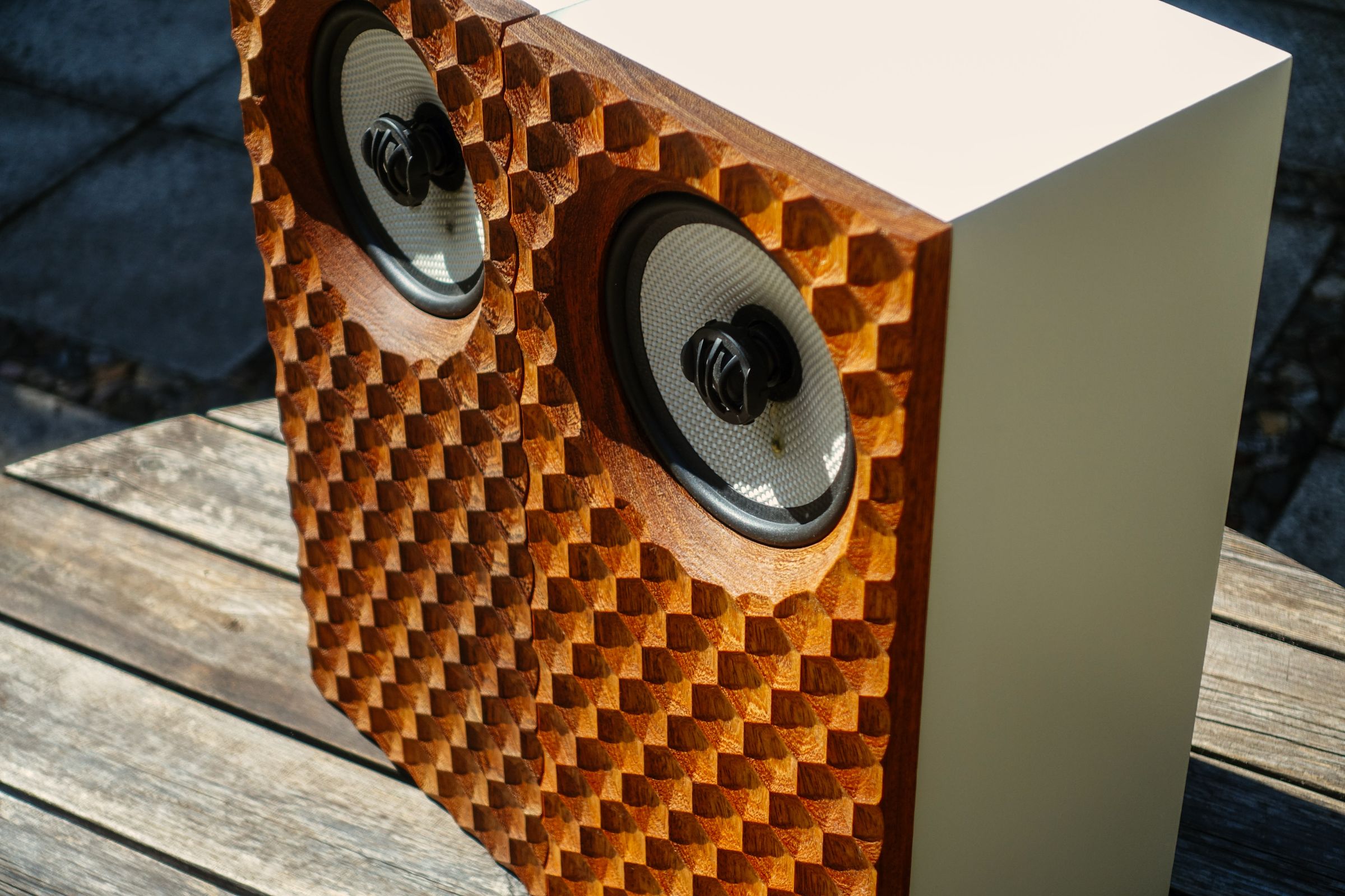 3D Hexagonal Dimple Hifi Speakers | CNC Front Baffle : 11 Steps (with ...