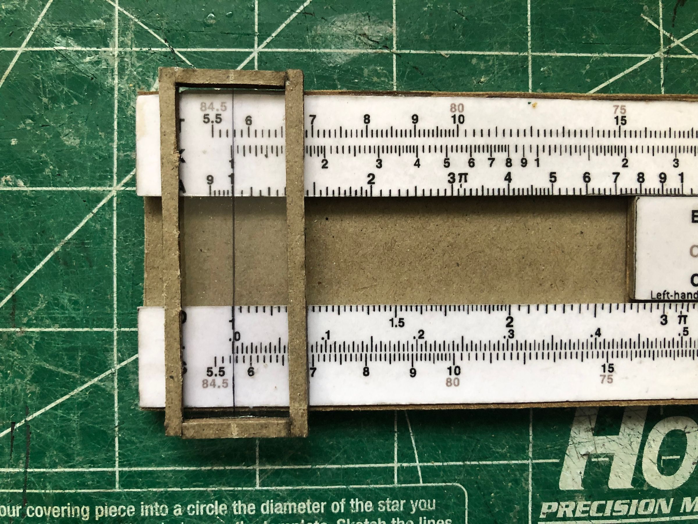 CARDBOARD SLIDE RULE : 9 Steps (with Pictures) - Instructables