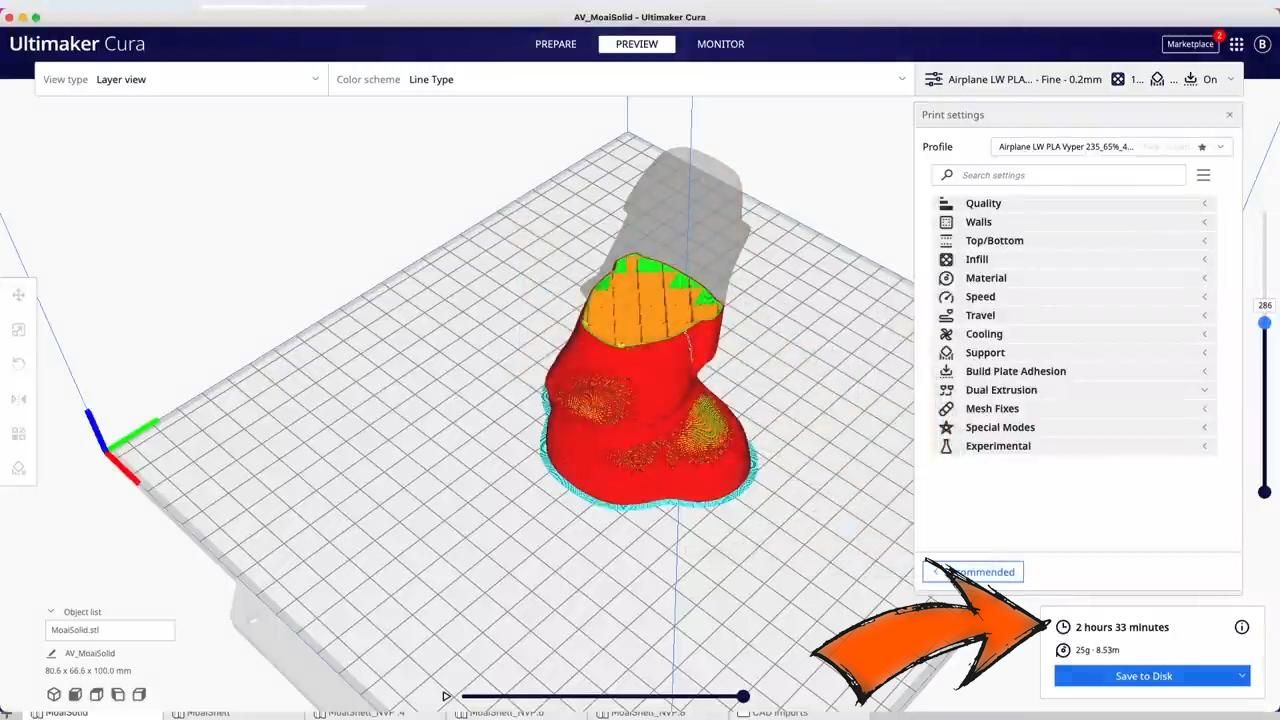 Cut 3D Print Times in Half With Negative Volume Printing : 3 Steps ...