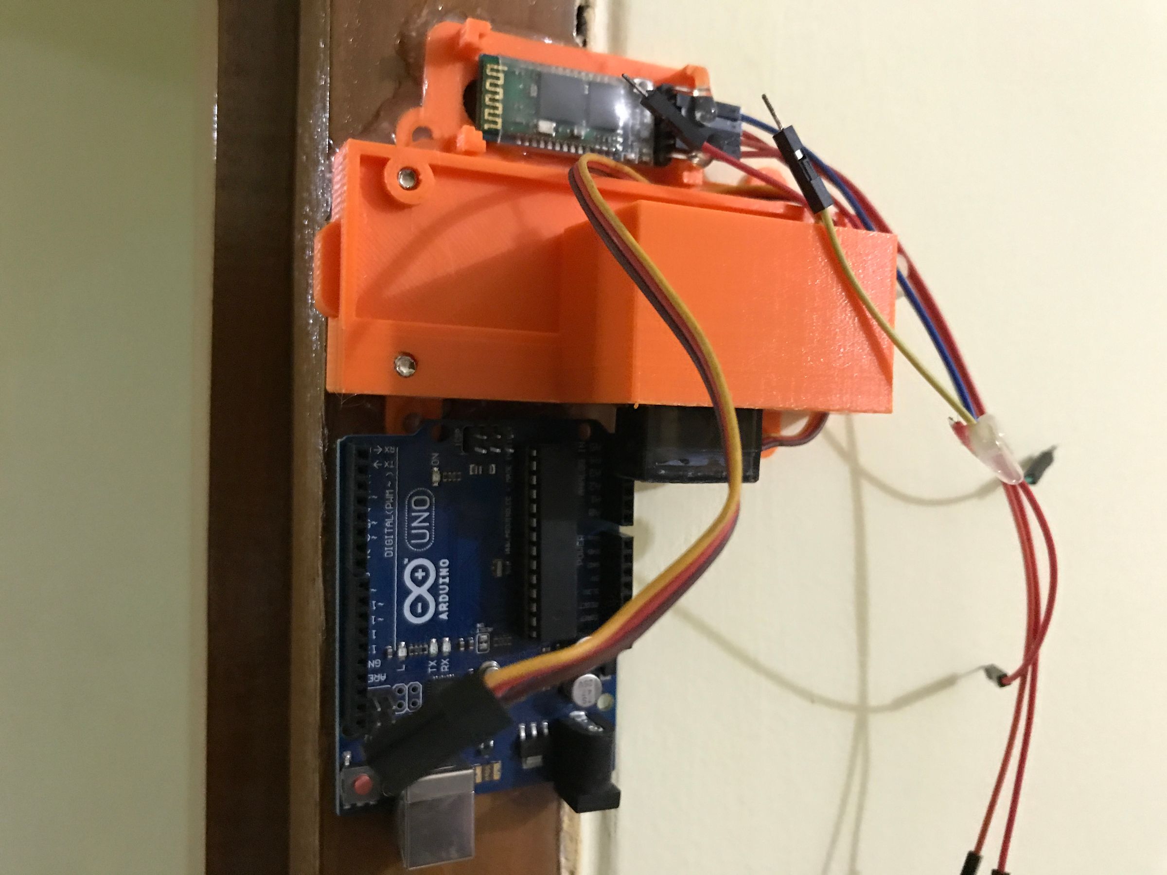 Arduino & Android Based Bluetooth Control Password Protected Door Lock ...