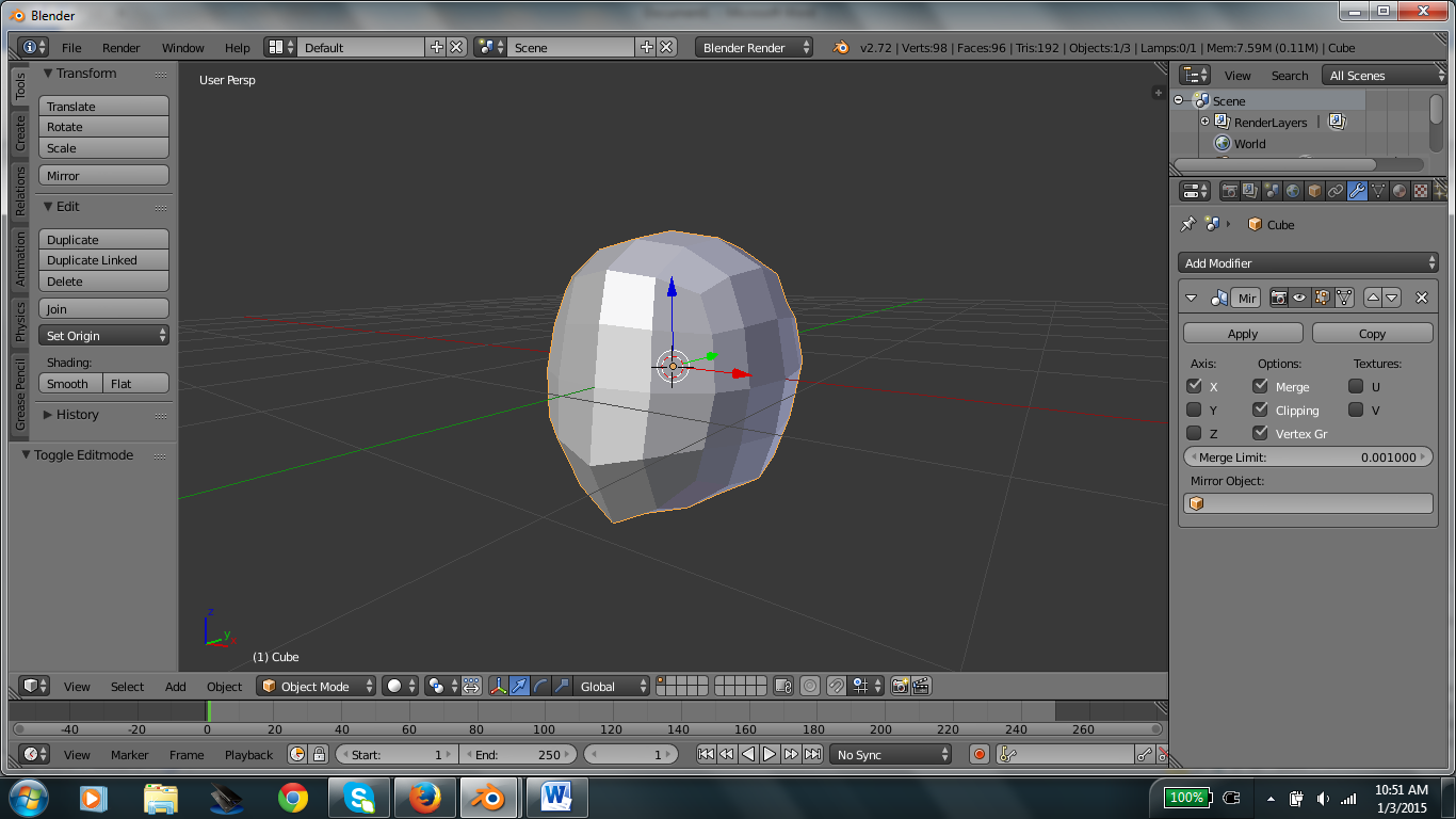 How to Model a Human Head in Blender (without Make Human) : 5 Steps ...