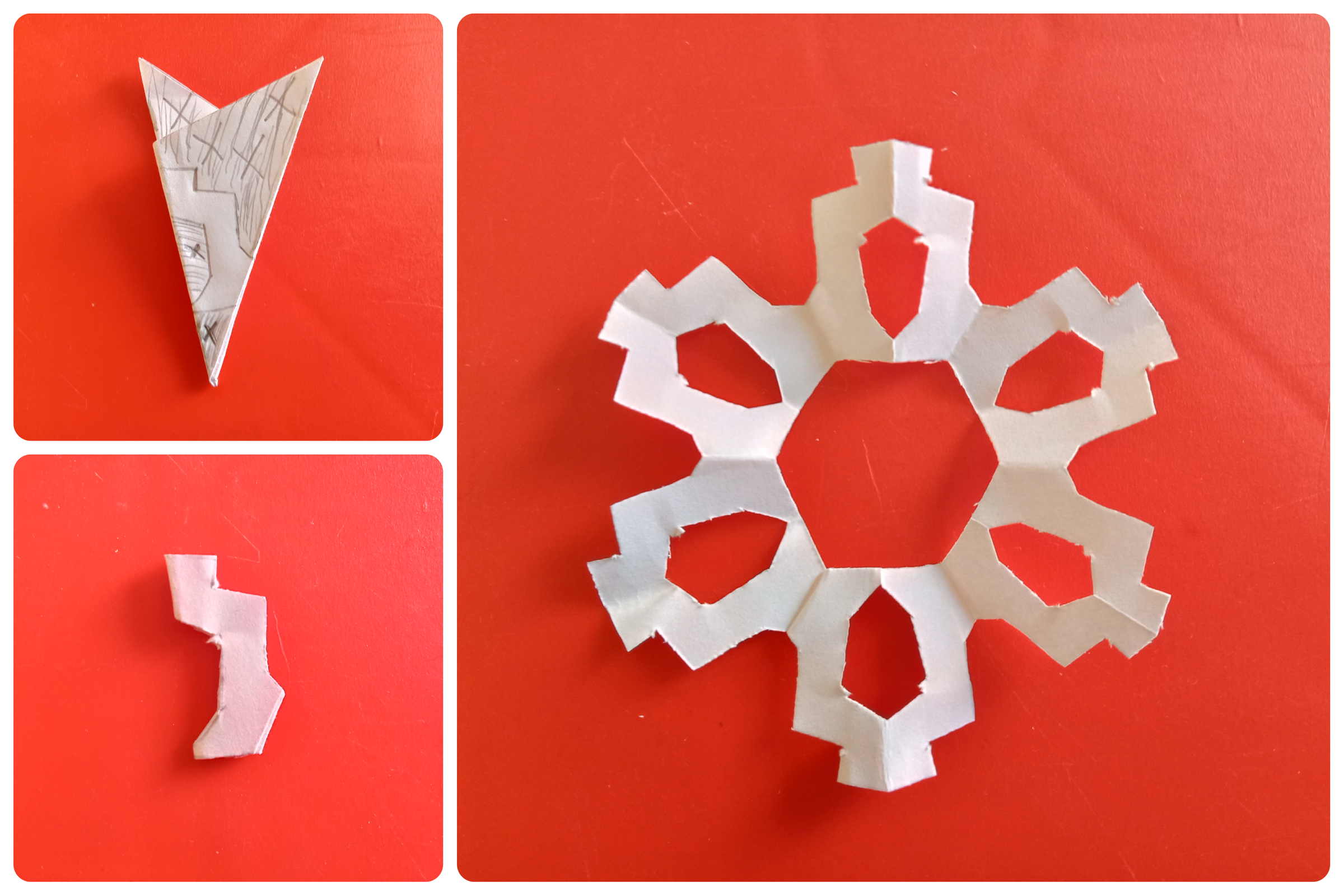 Decorative Paper Snowflakes (6 Pointed) : 8 Steps (with Pictures ...