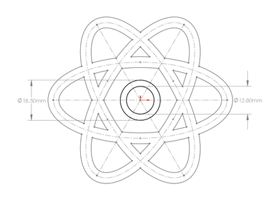 Atom Fidget Spinner W/ "Electrons" : 4 Steps (with Pictures ...