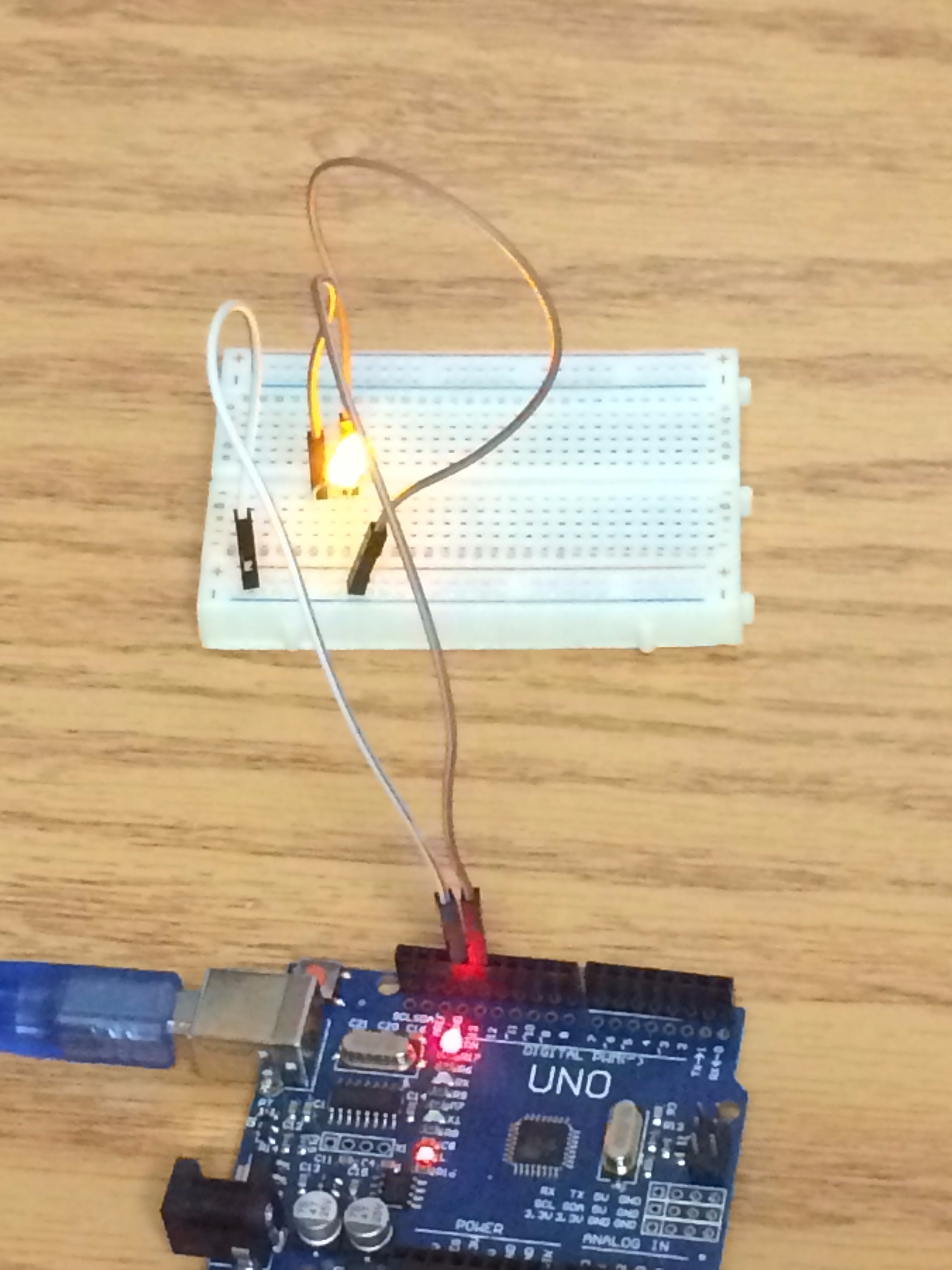 How to Make a Single LED Blink Using an Arduino Uno Board : 5 Steps ...