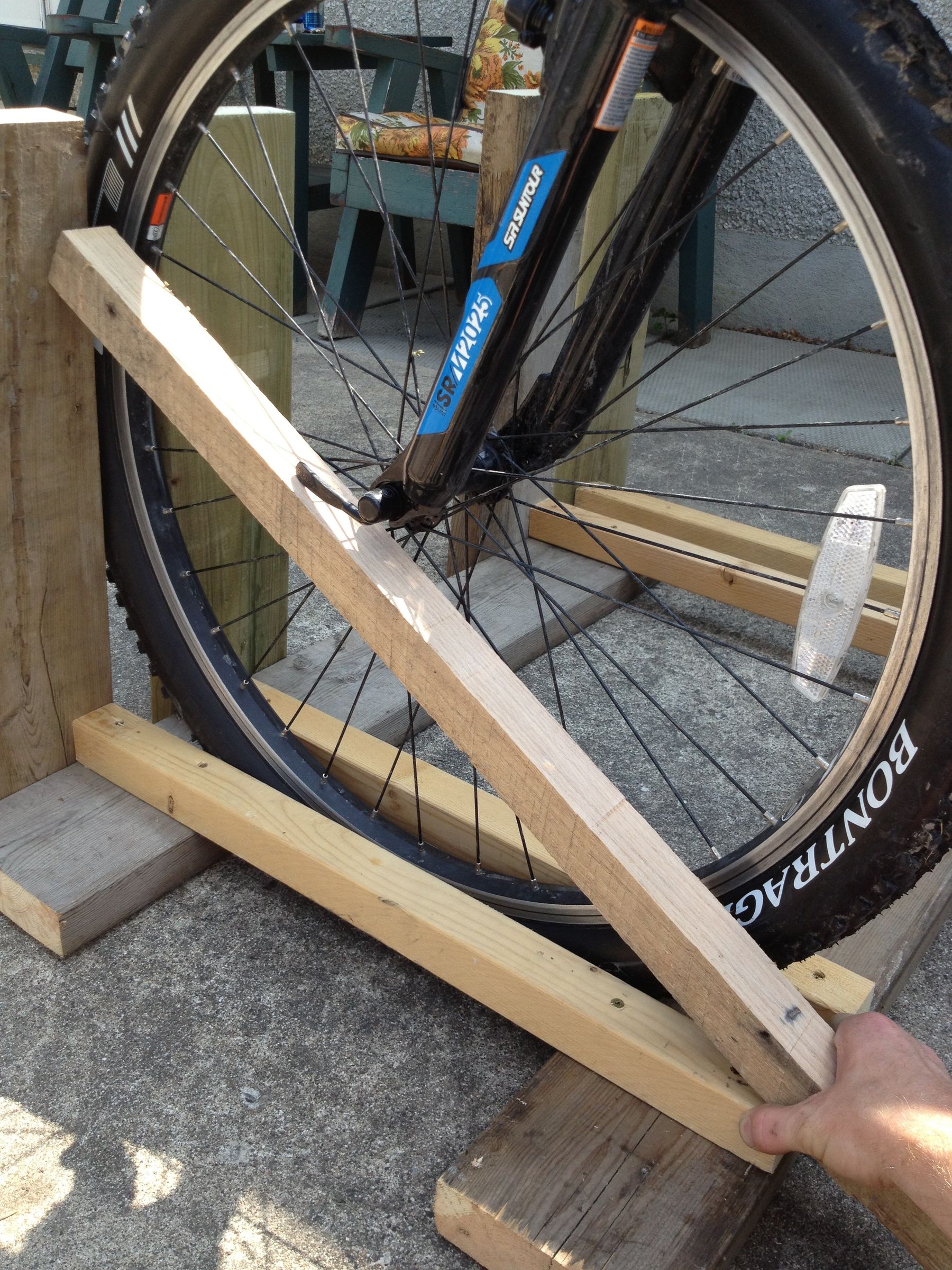 Wood Bike Rack : 5 Steps - Instructables