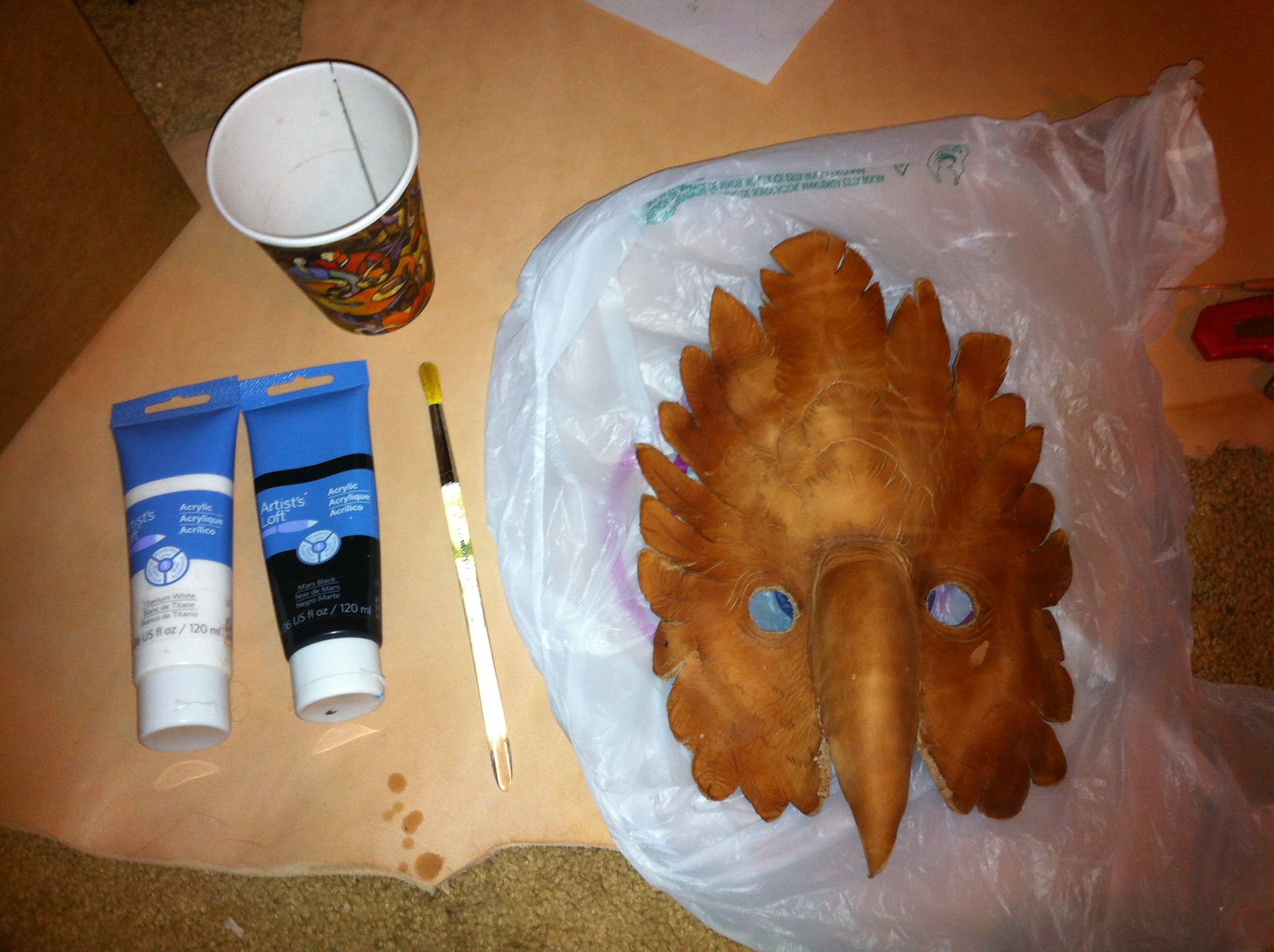 Cockatoo Parrot Leather Mask Tutorial: From Concept to Completion : 8 ...