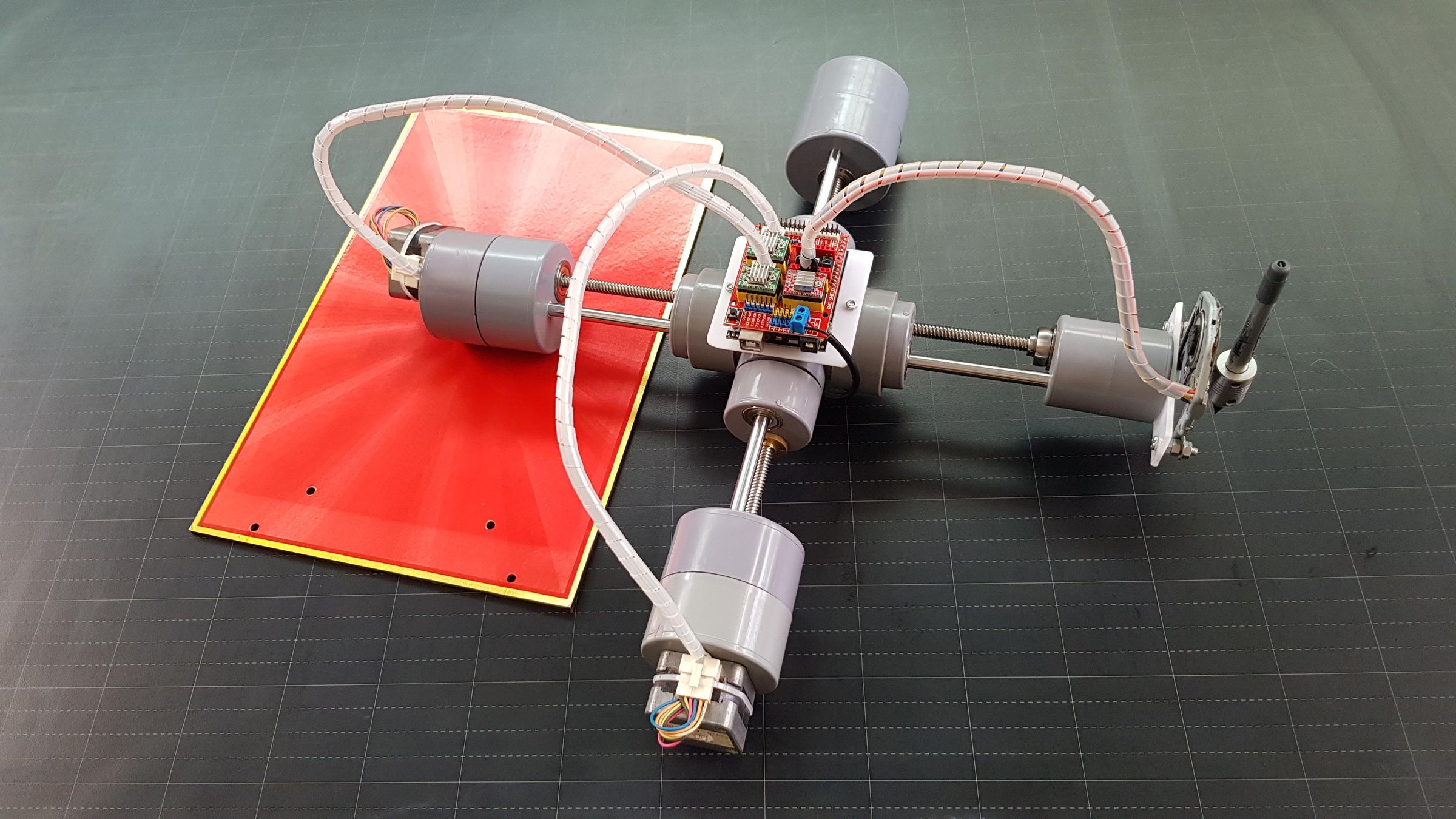 P-CNC Plotter Disguised As a Quadruped Robot : 13 Steps (with Pictures ...