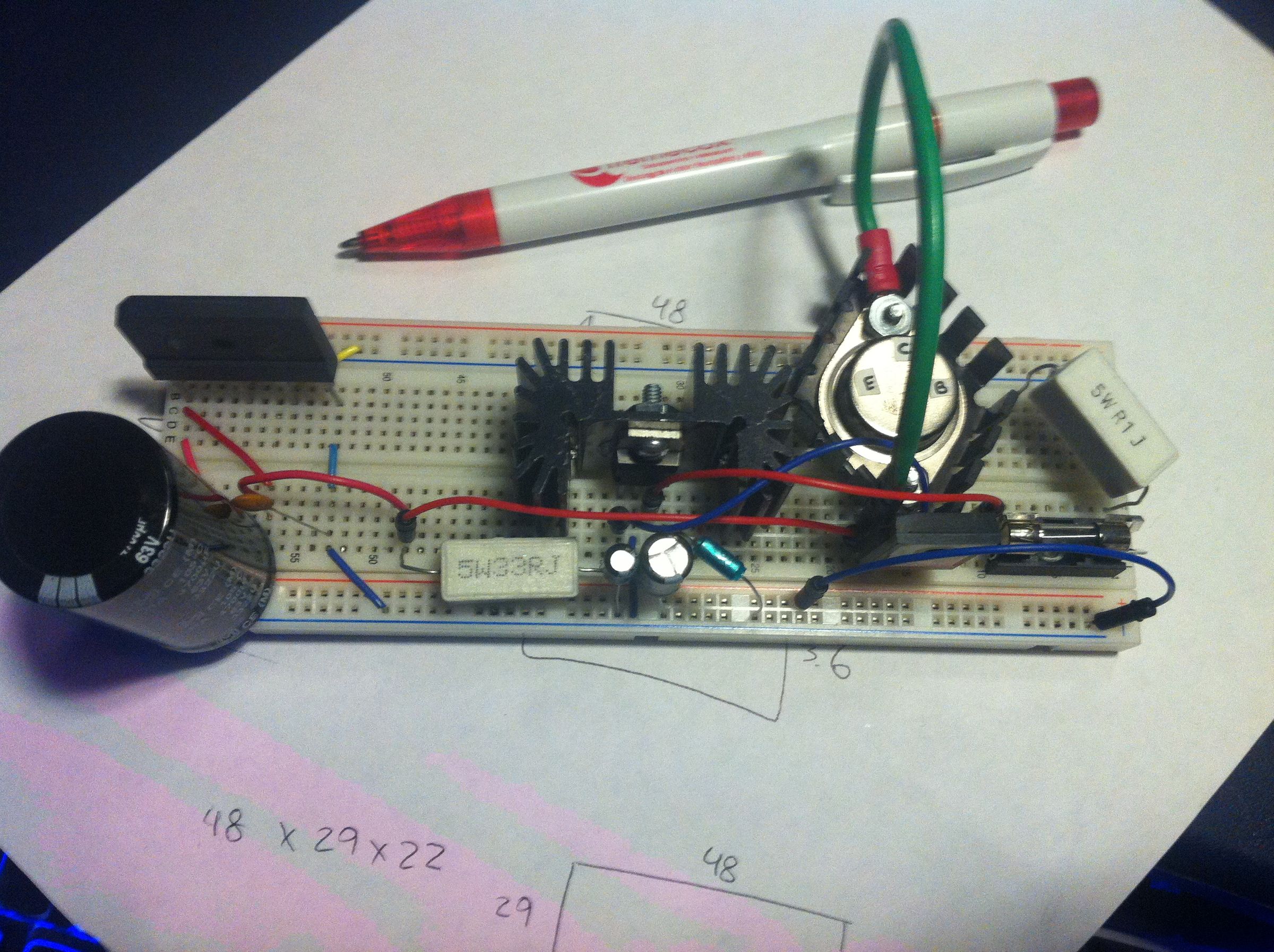 Design and Implementation of a 10Amp Linear Power Supply : 15 Steps ...