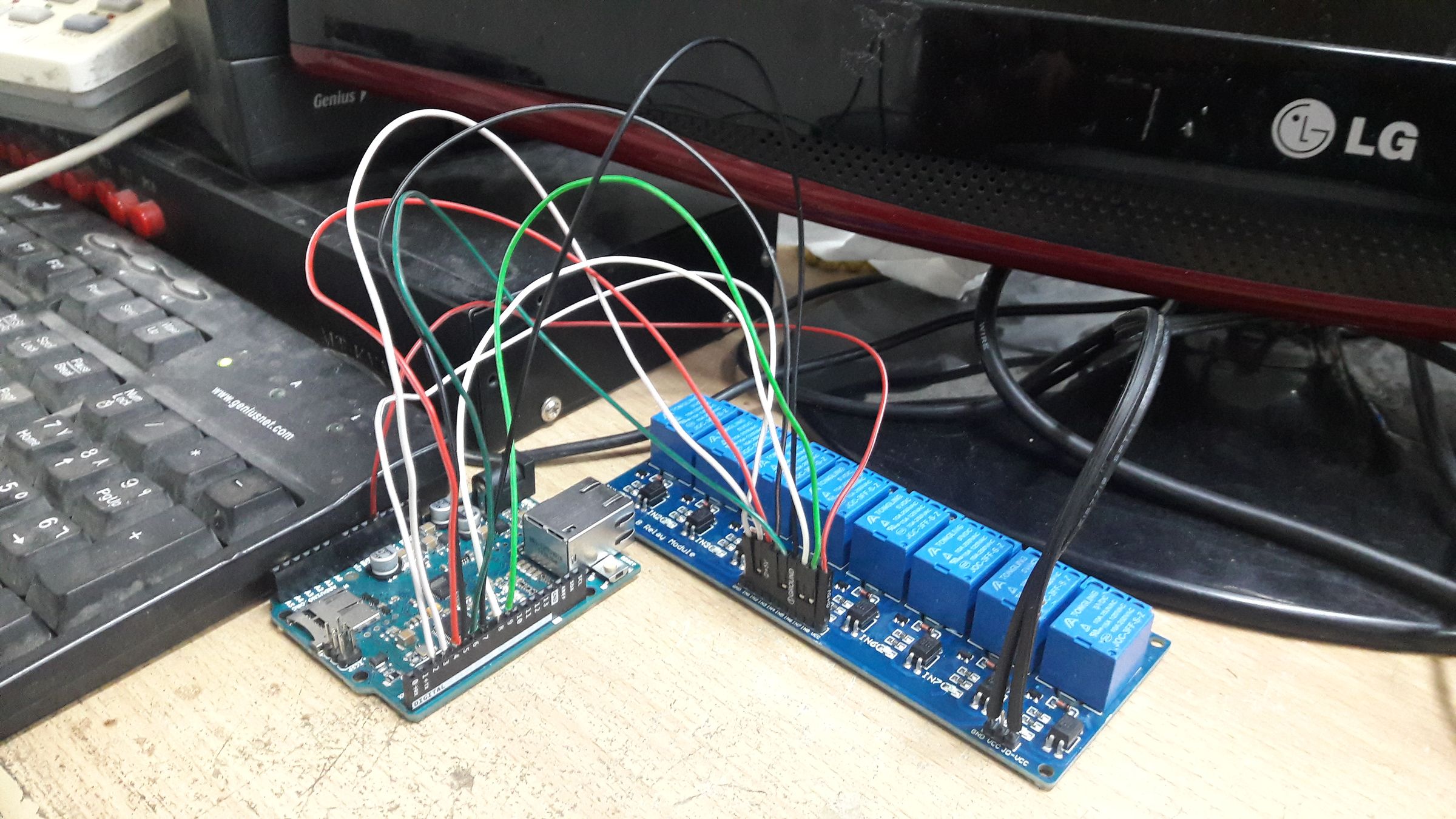 Arduino Leonardo Eth V3 and C# and 8 Channel Relay Module With Dynamic ...