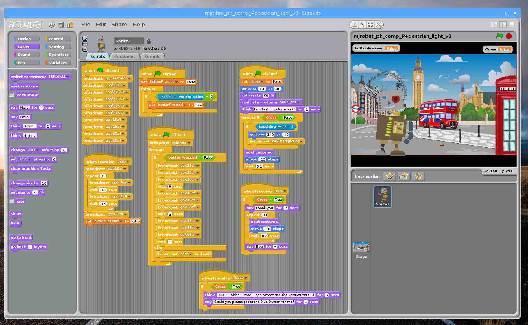 Physical Computing - Scratch for Raspberry Pi : 17 Steps (with Pictures ...