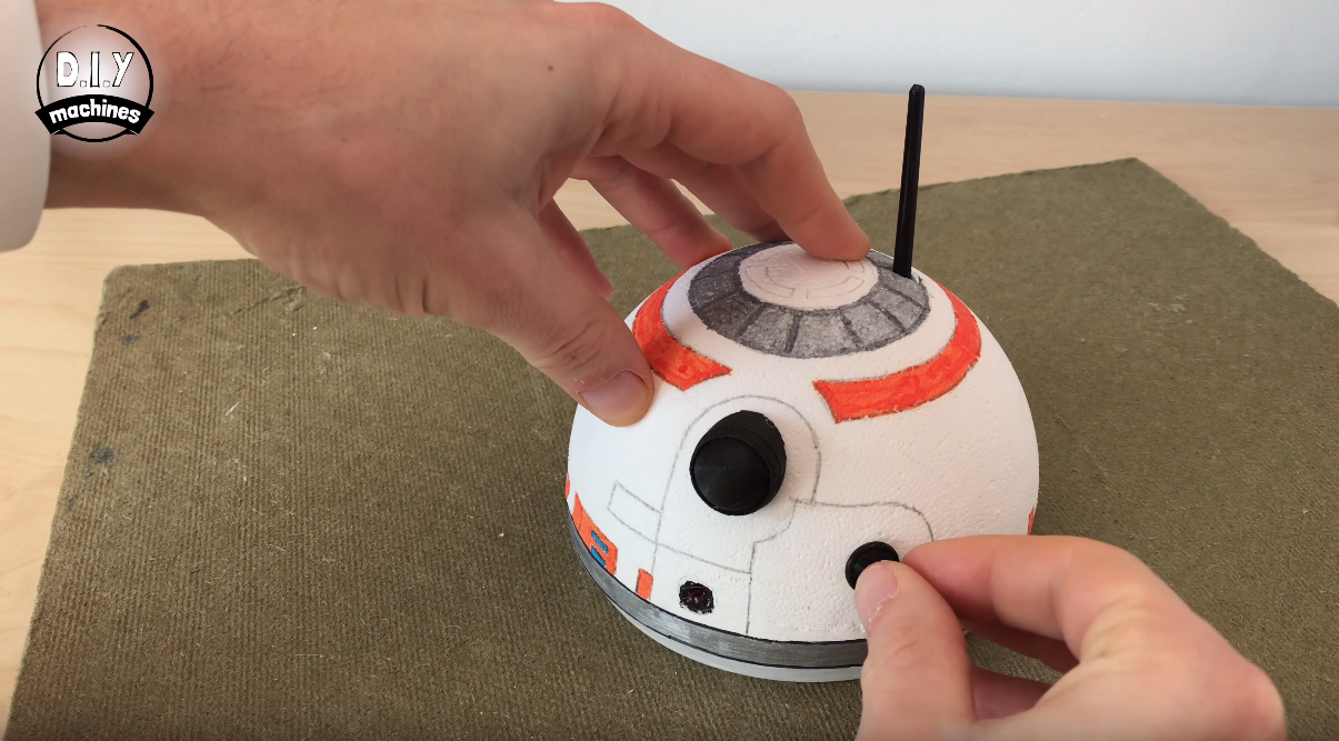 BB8 Droid - Arduino | Remote Controlled | 3D Printed : 22 Steps (with ...